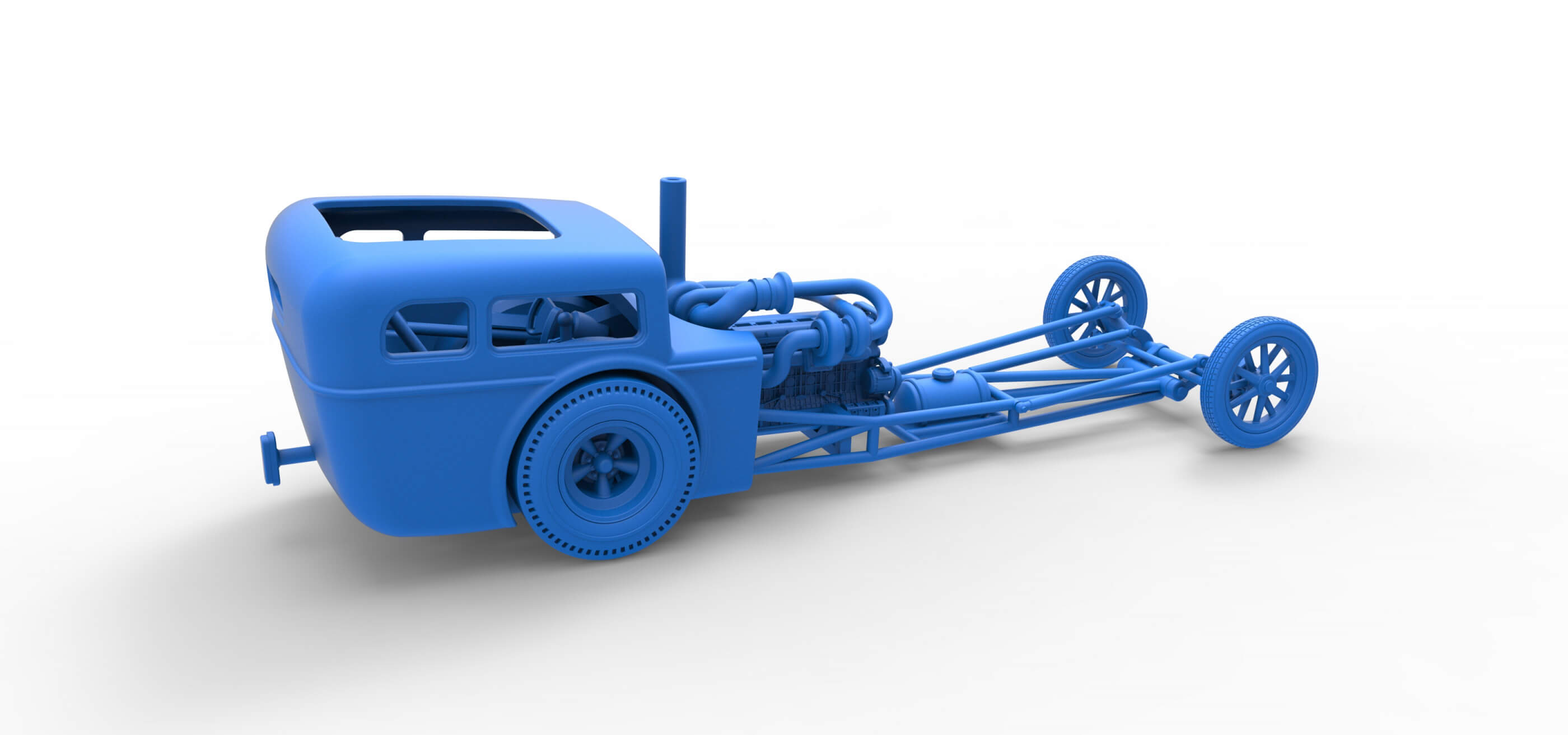 Front Engine Dragster 1:25 - 3D Model by TechItemsRock