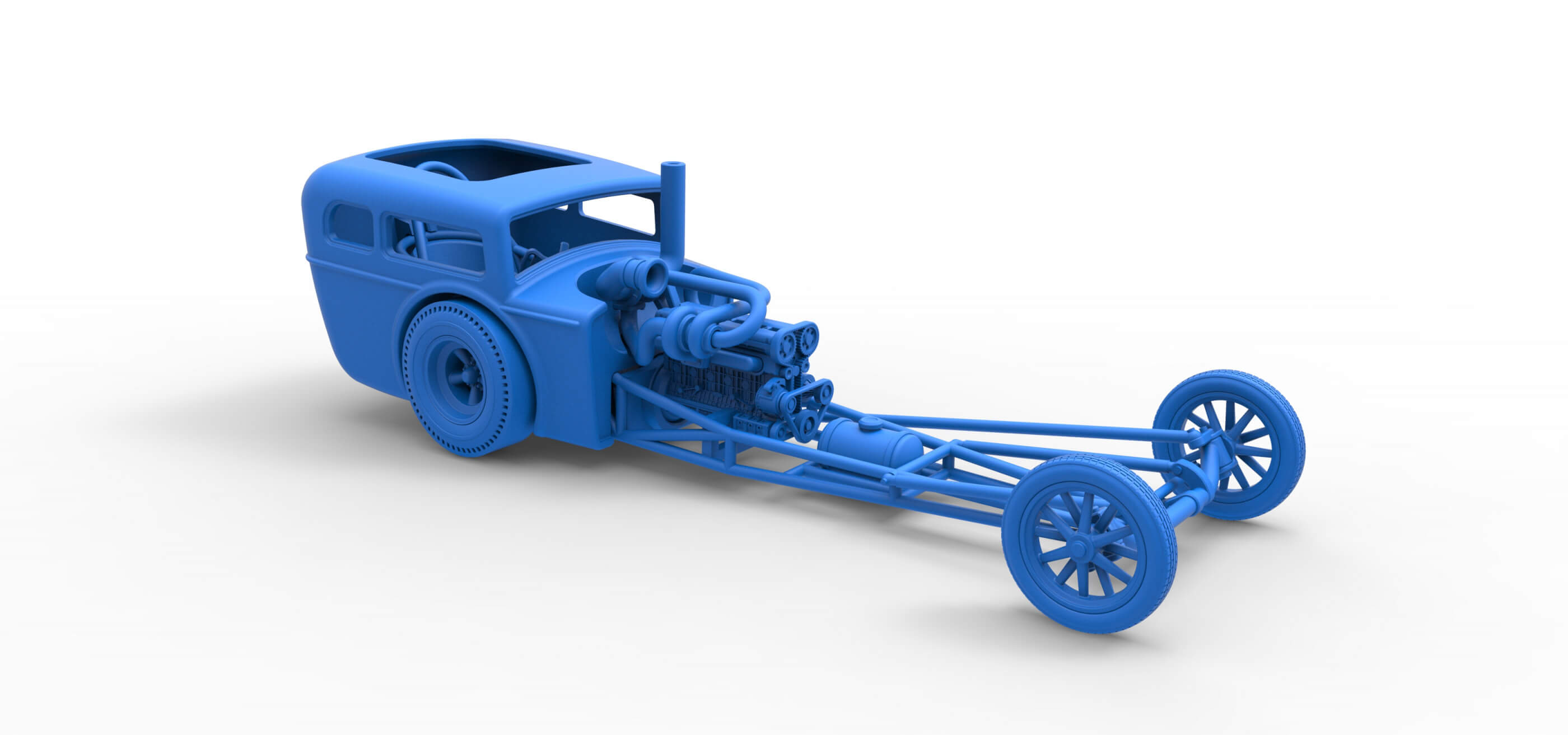 Front Engine Dragster 1:25 - 3D Model by TechItemsRock