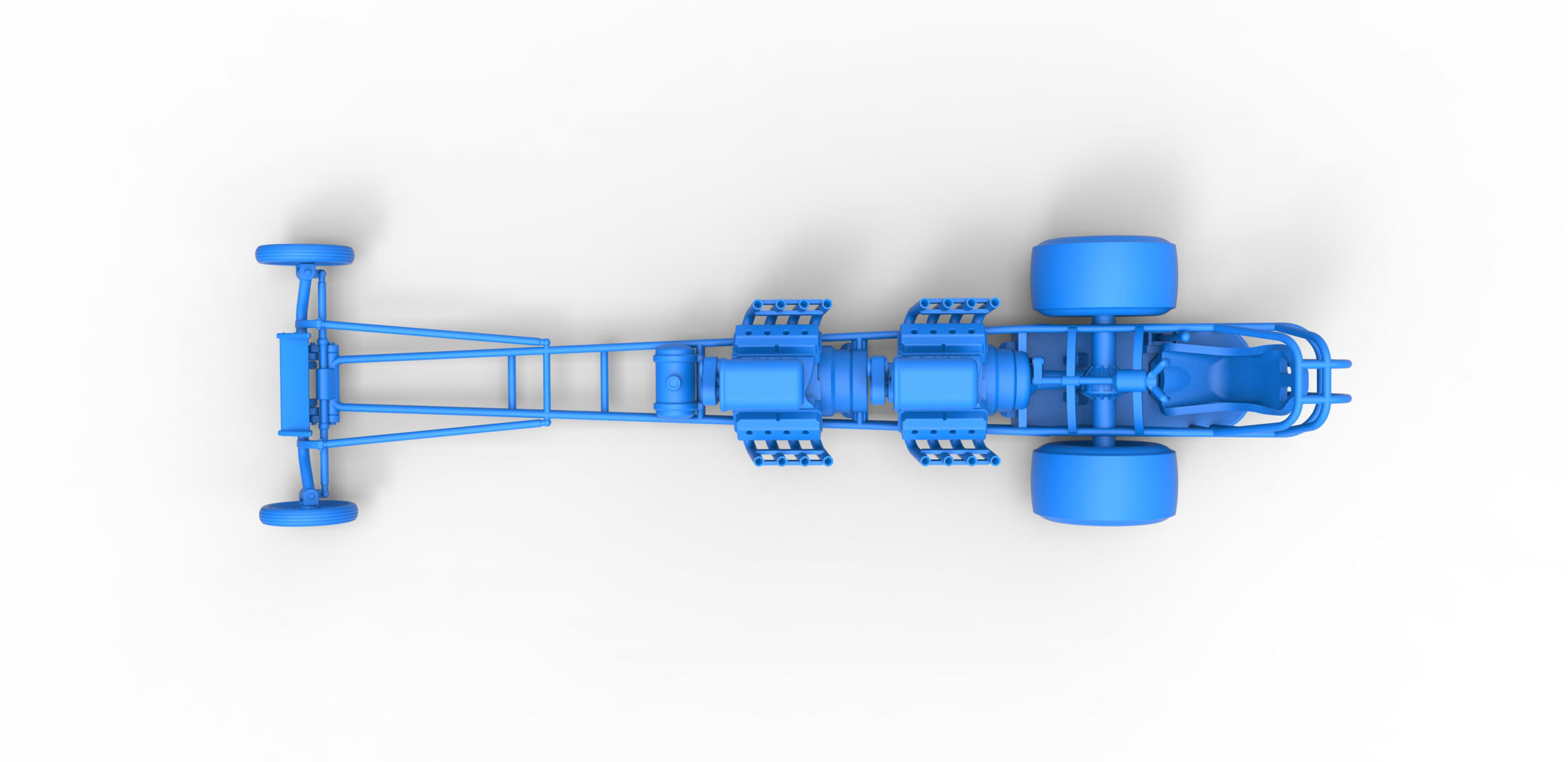 Front Engine Dragster 2 V8 1:25 - 3D Model by TechItemsRock