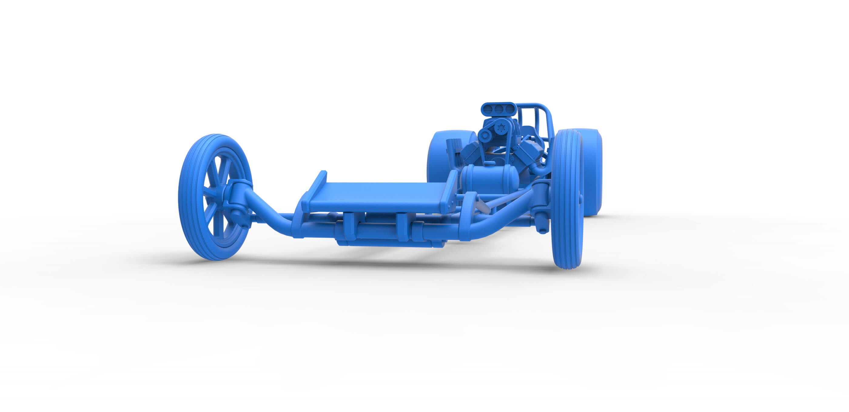 Front Engine Dragster V8 1:25 - 3D Model by TechItemsRock