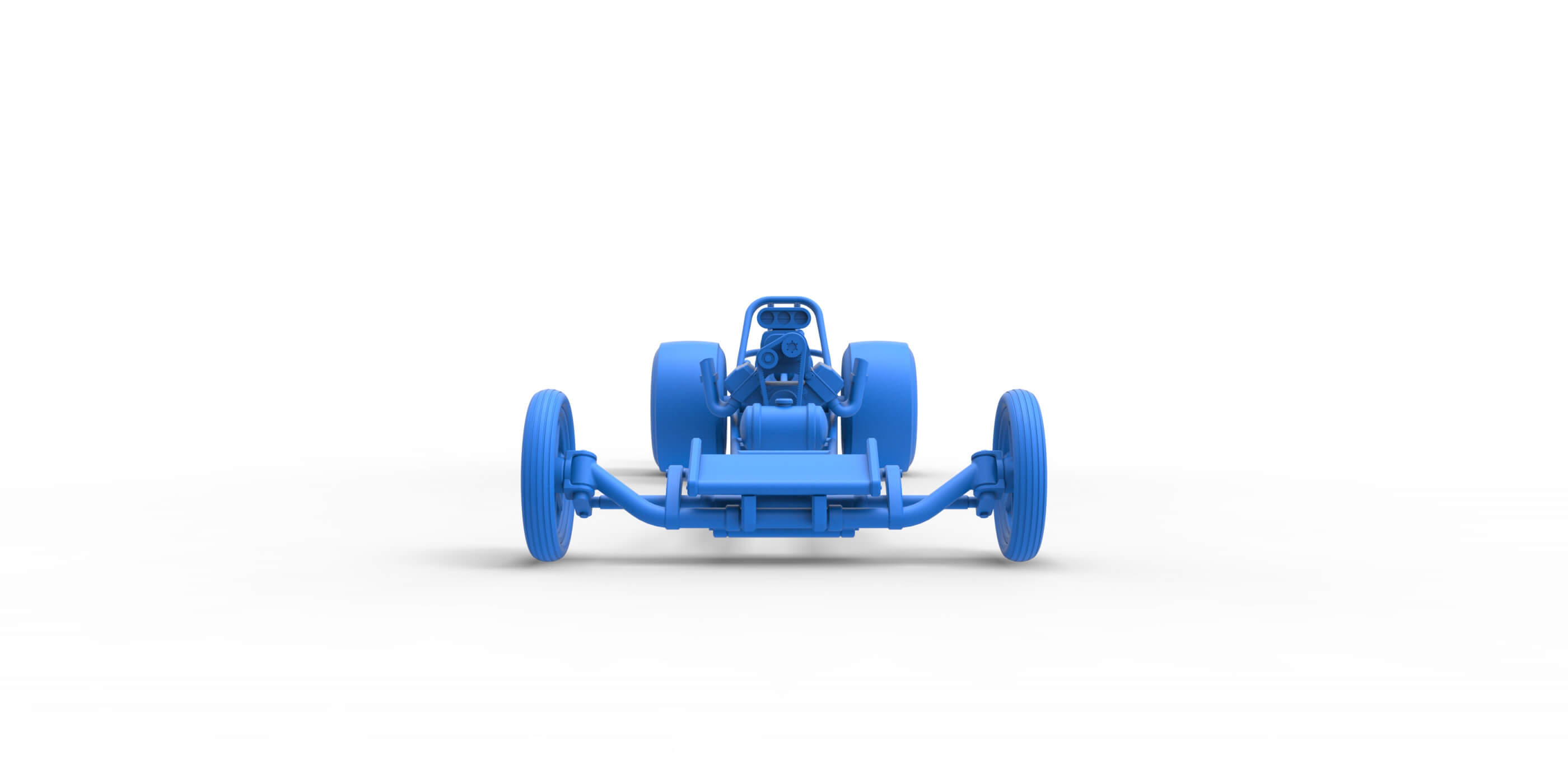 Front Engine Dragster V8 1:25 - 3D Model by TechItemsRock