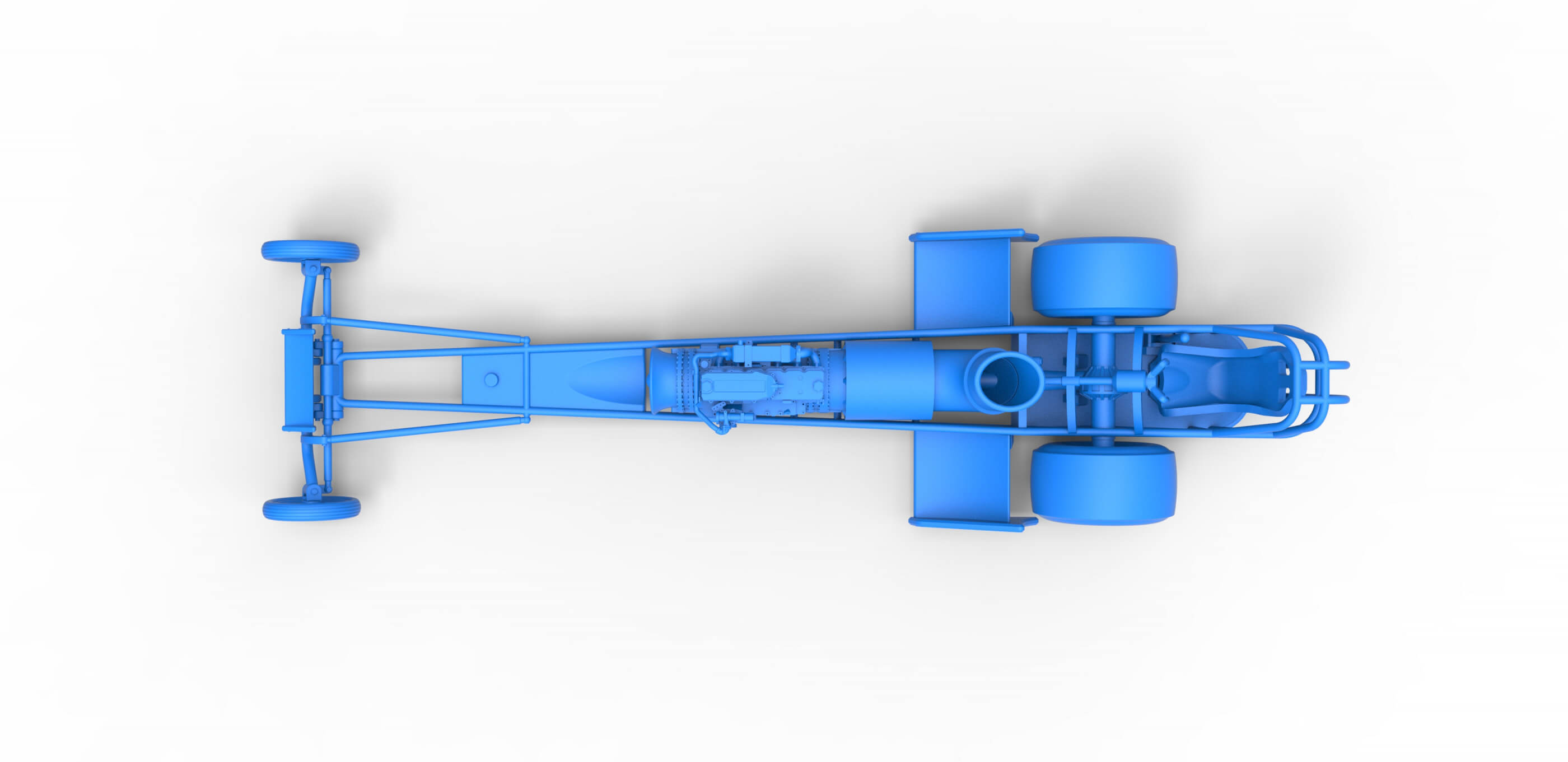 Front Engine Jet Dragster 1:25 - 3D Model by TechItemsRock