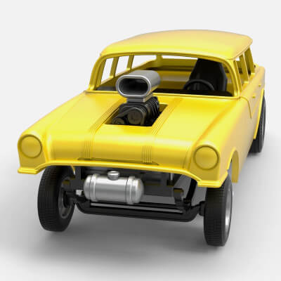 Vintage Gasser 1:25 - 3D Model by TechItemsRock