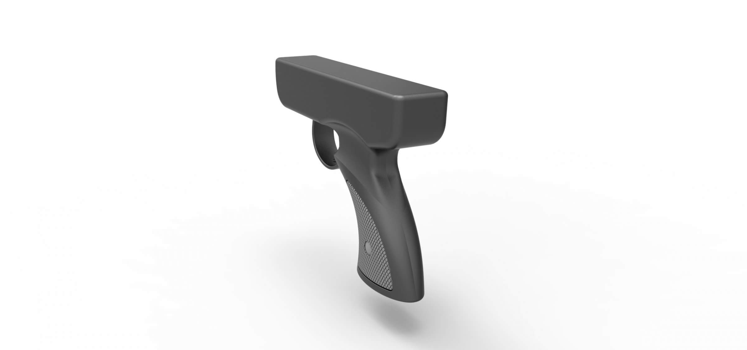 Handle For Blaster Pistol 4 - 3D Model by TechItemsRock