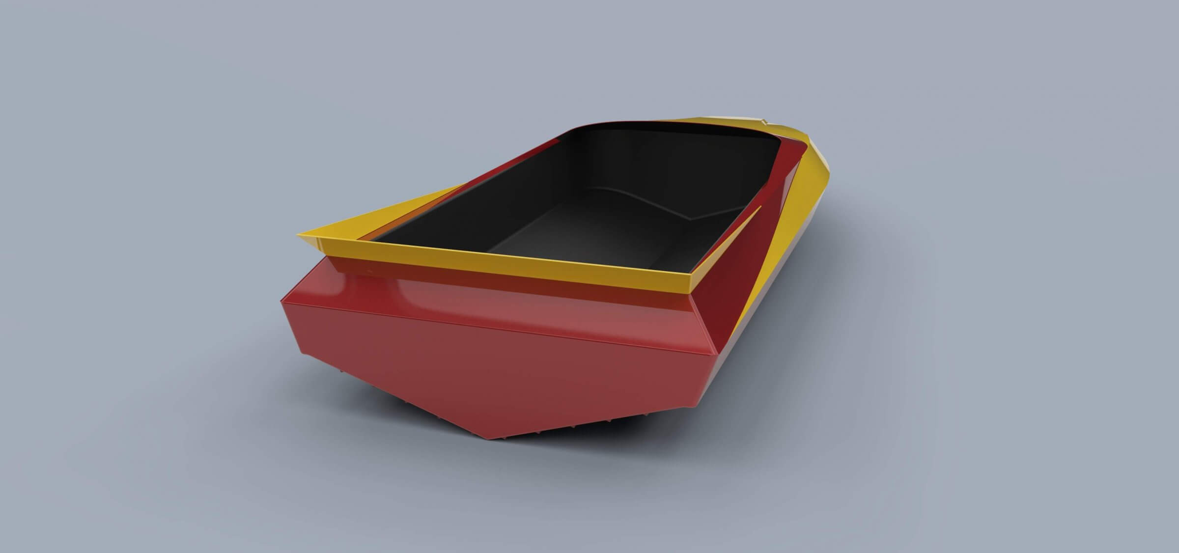 Hull of Jet Sprint Boat - 3D Model by TechItemsRock