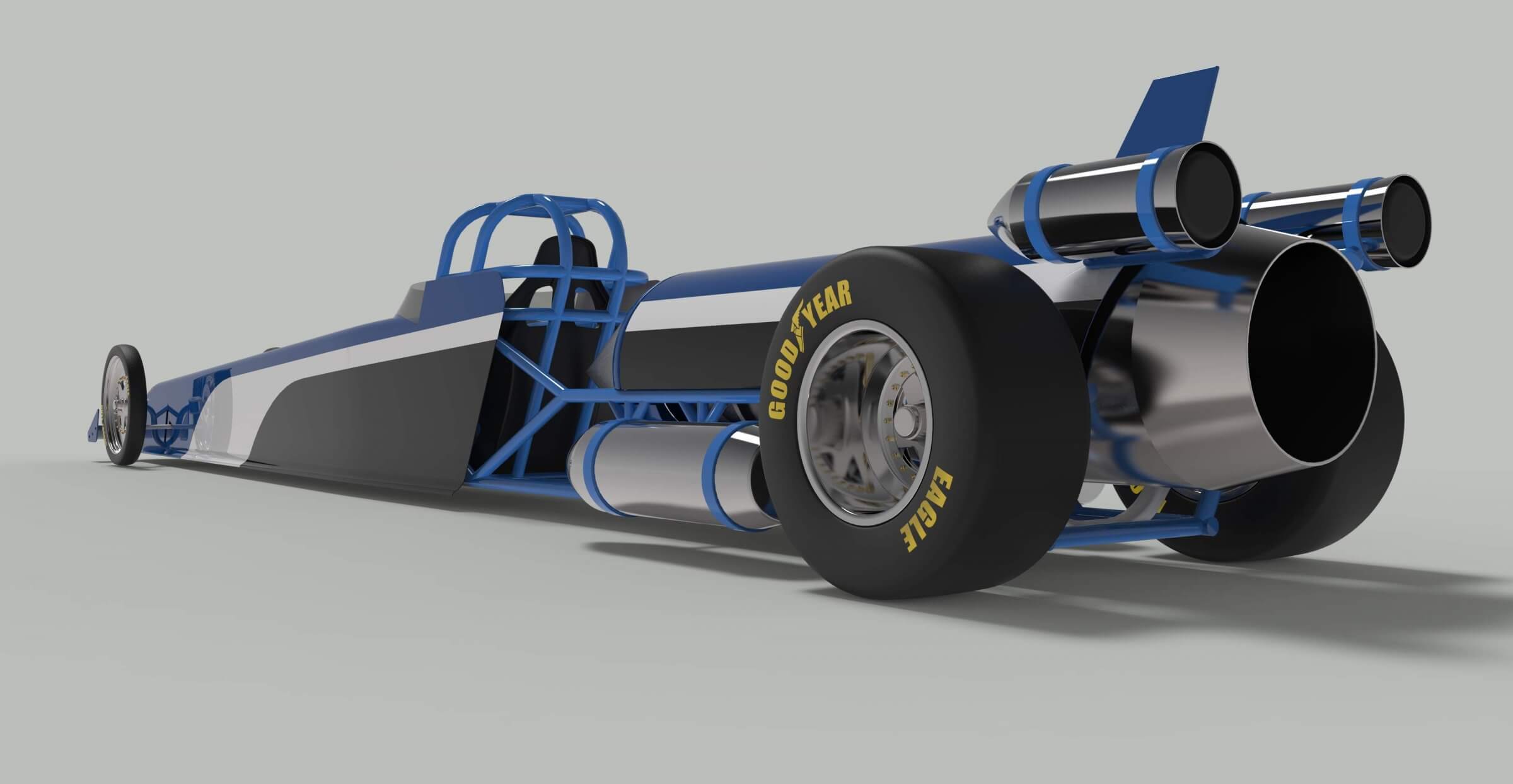 Jet Dragster - 3D Model by TechItemsRock