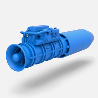 Jet Engine 8 Scale 1:25 - 3D Model by TechItemsRock