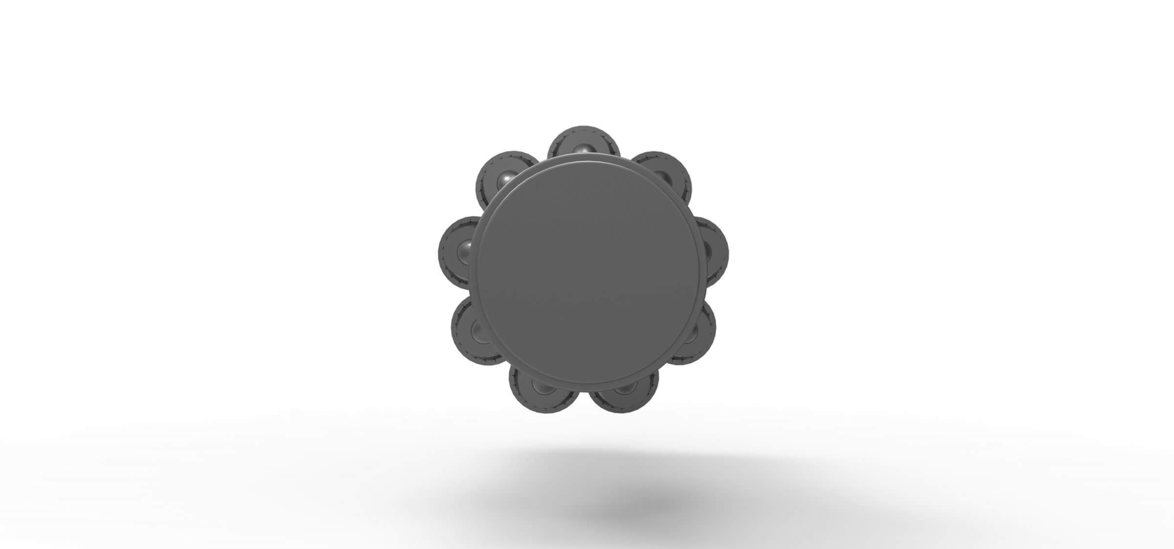 Jet Engine Key Fob - 3D Model by TechItemsRock