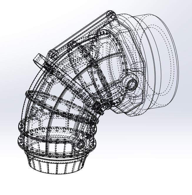 Jet Engine Nozzle - 3D Model by TechItemsRock