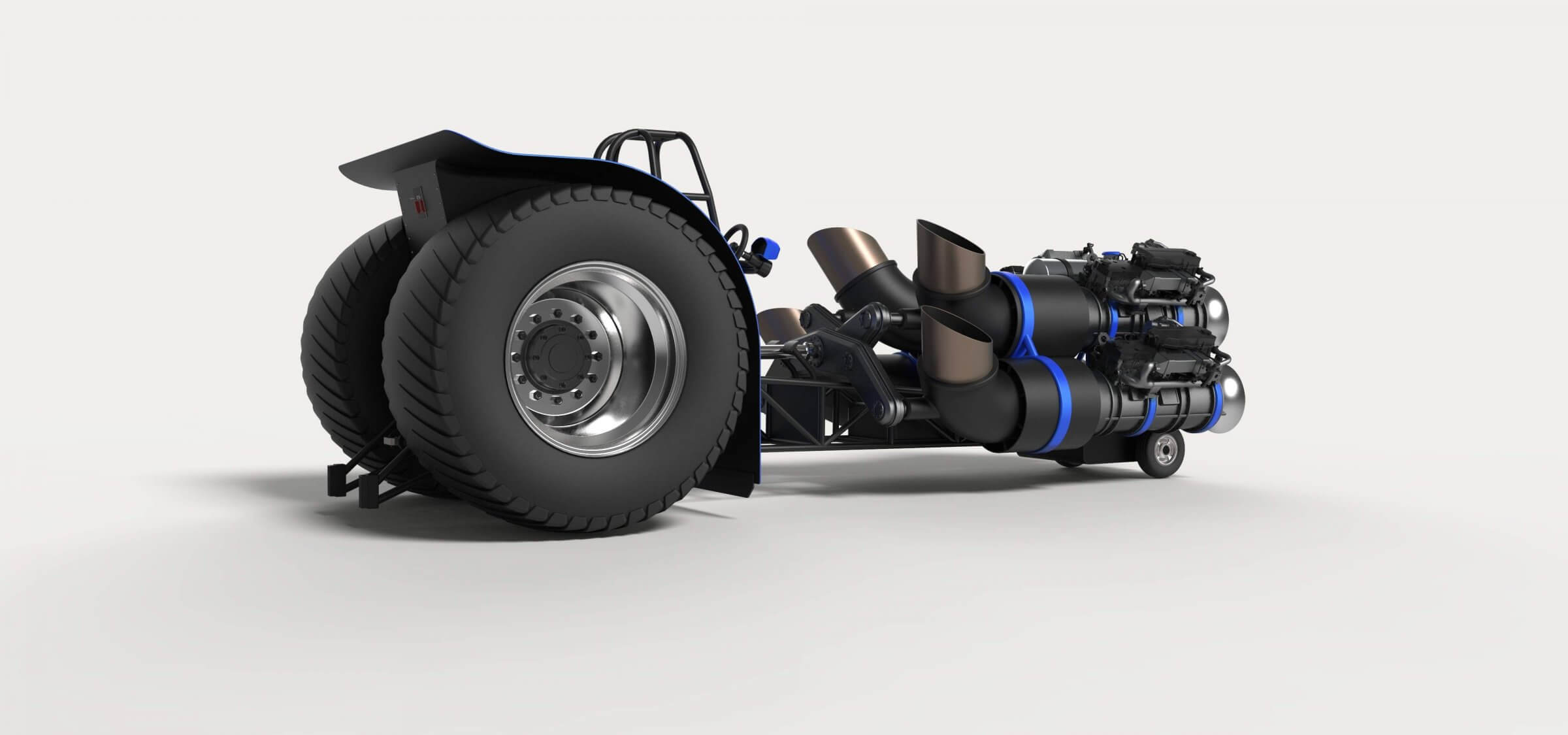 Jet Pulling Tractor 2 - 3D Model by TechItemsRock