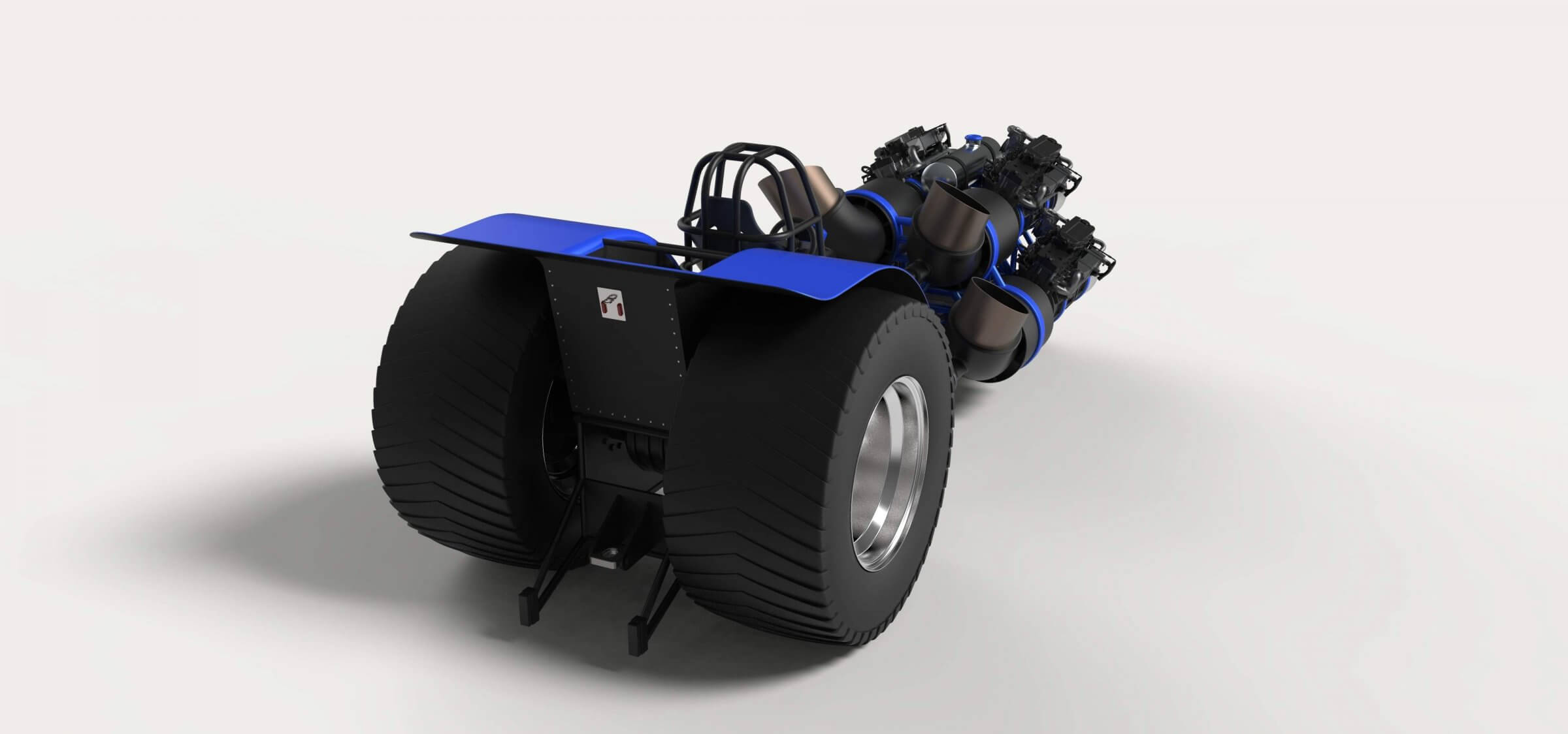 Jet Pulling Tractor 2 - 3D Model by TechItemsRock