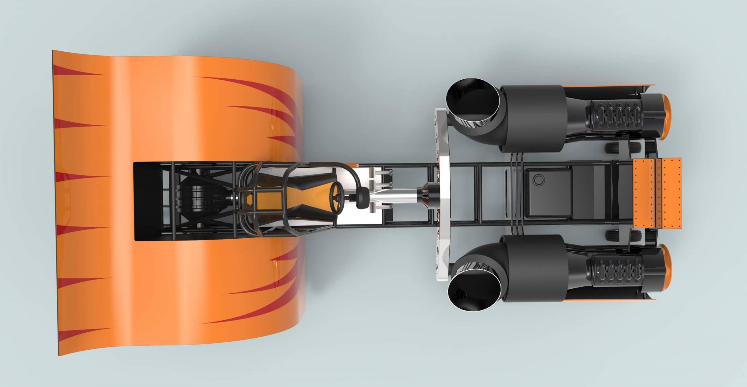 Jet Pulling Tractor 1 - 3D Model by TechItemsRock