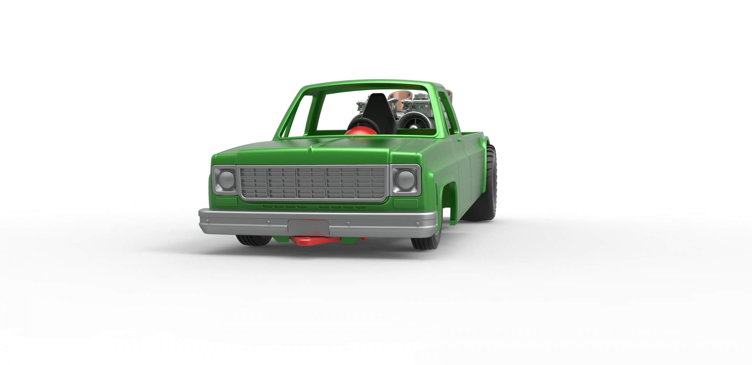 Jet Pulling Truck 2wd 1:25 - 3D Model by TechItemsRock