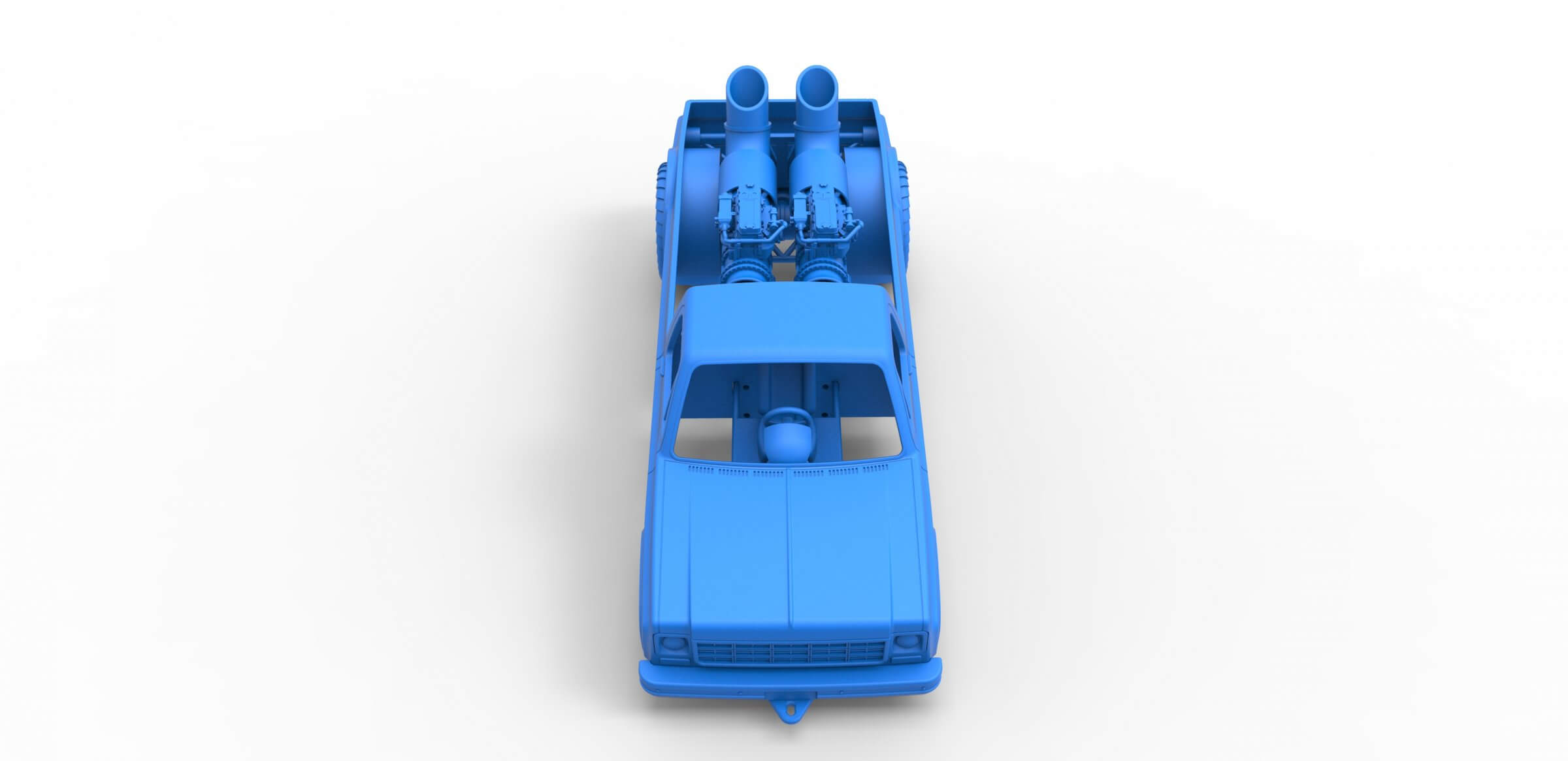 Jet Pulling Truck 2wd 1:25 - 3D Model by TechItemsRock