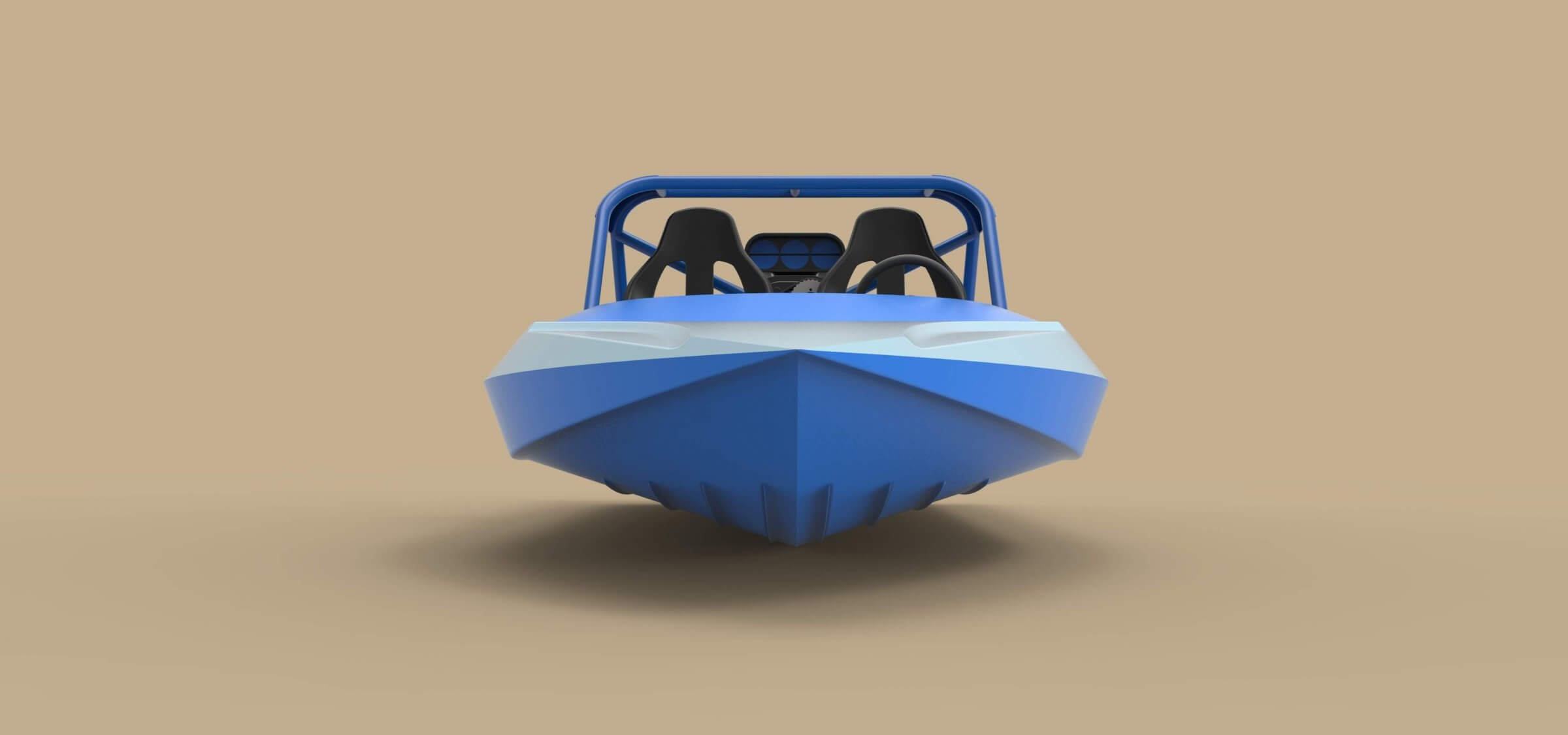 Jet Sprint Boat - 3D Model by TechItemsRock