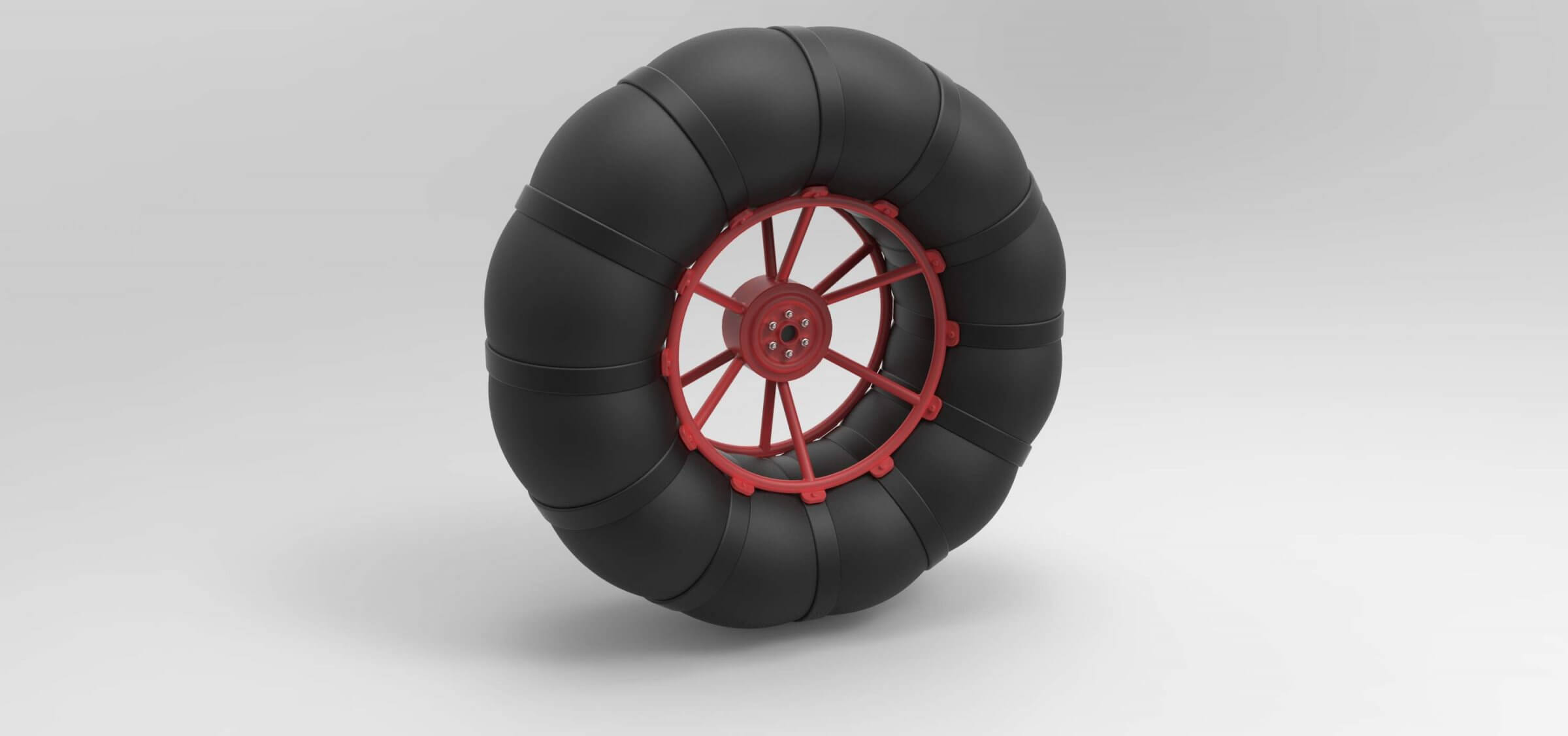Low-Pressure Wheel 3D Model by TechItemsRock