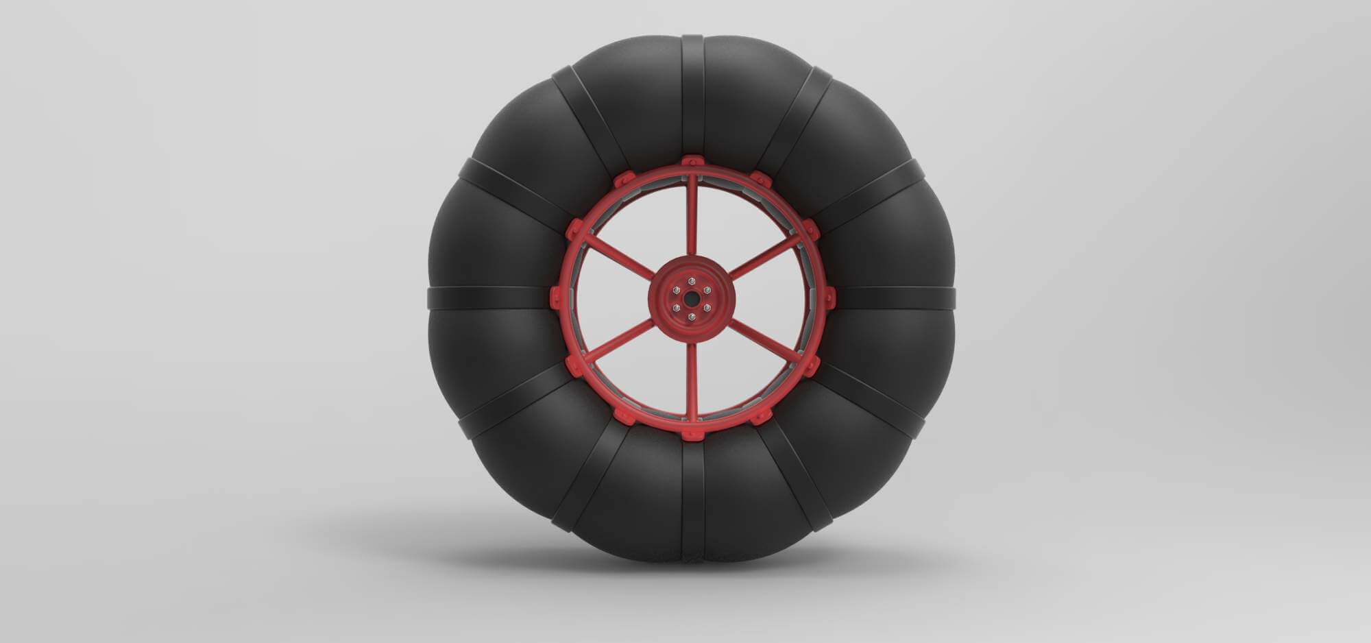 Low-Pressure Wheel 3D Model by TechItemsRock