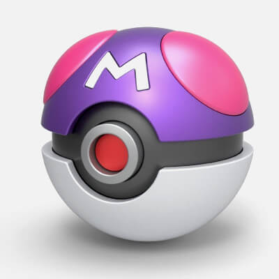 Master Ball Concept - 3D Model by TechItemsRock