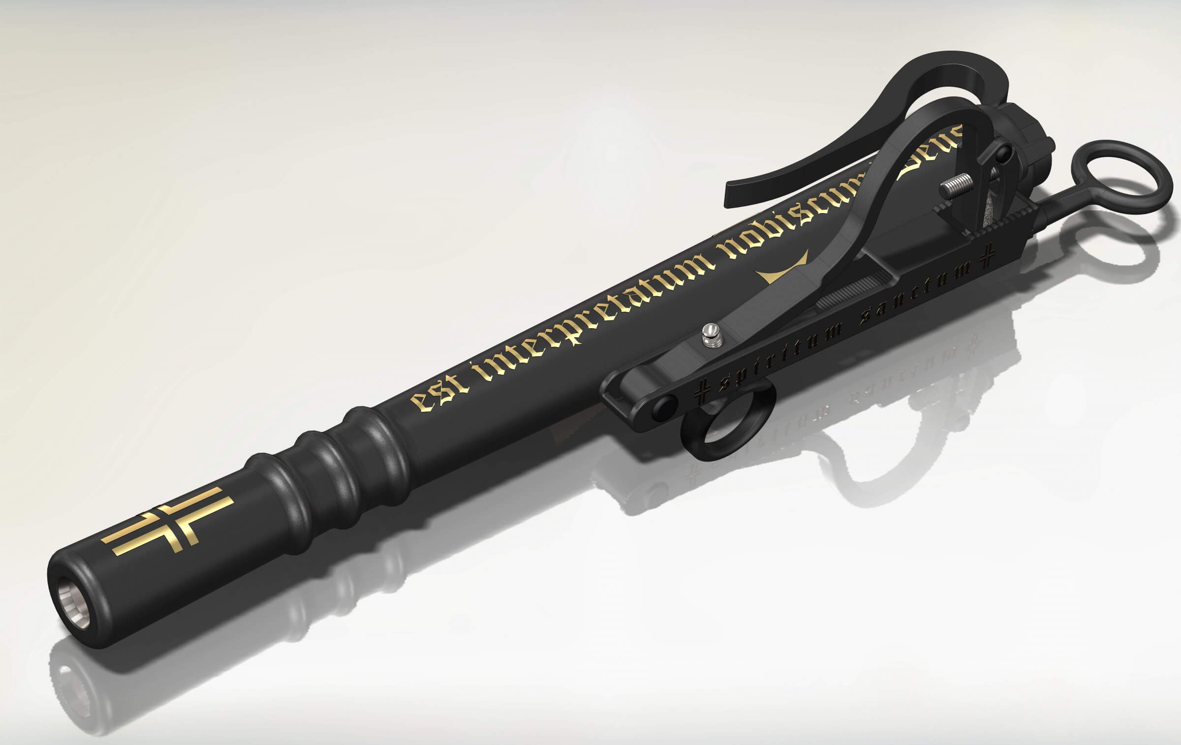 Medieval Monk Gun - 3D Model by TechItemsRock