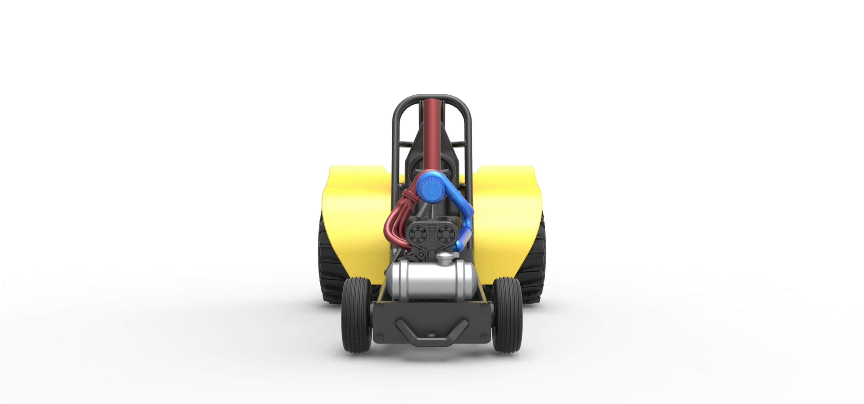 Mini Rod Pulling Tractor 1:25 - 3D Model by TechItemsRock