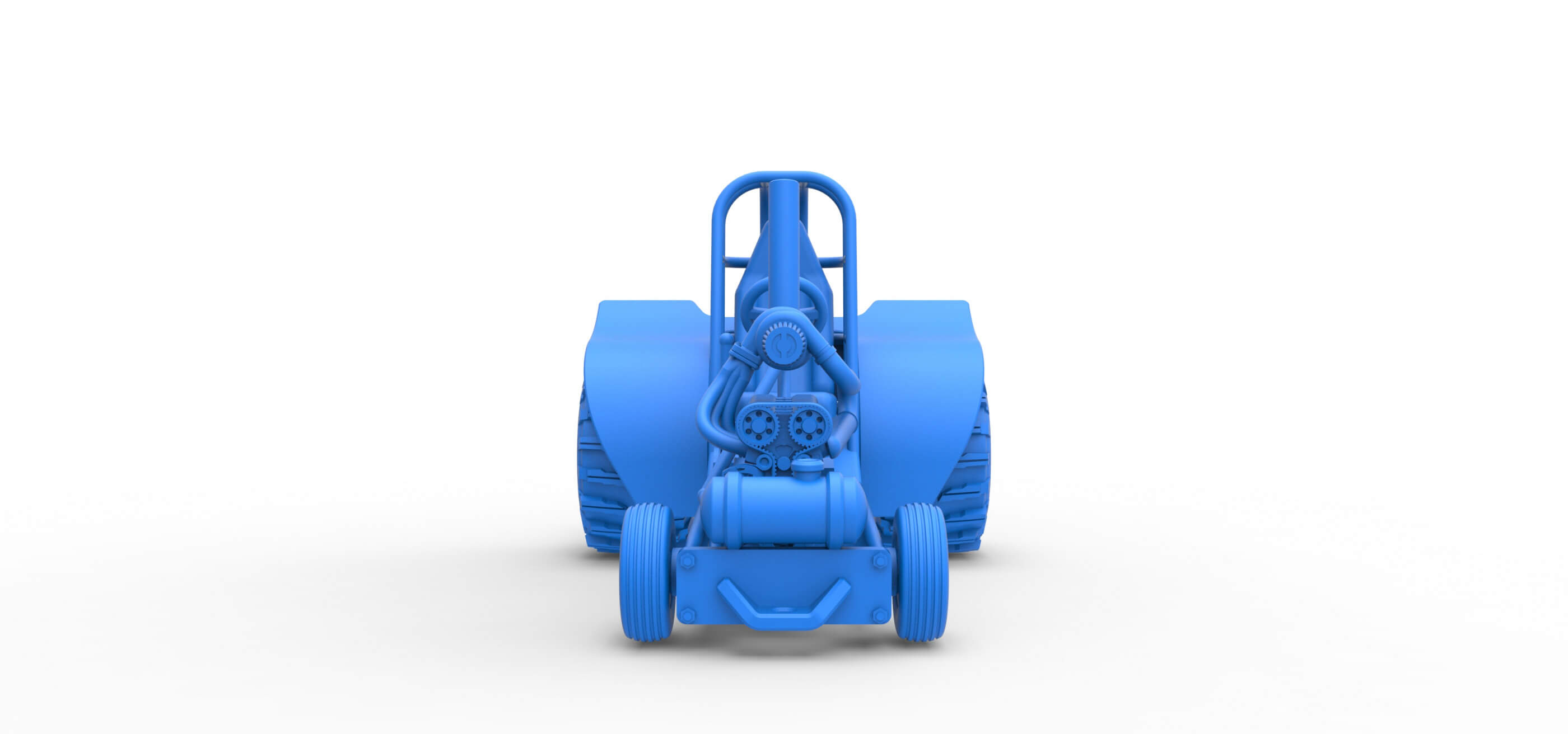 Mini Rod Pulling Tractor 1:25 - 3D Model by TechItemsRock