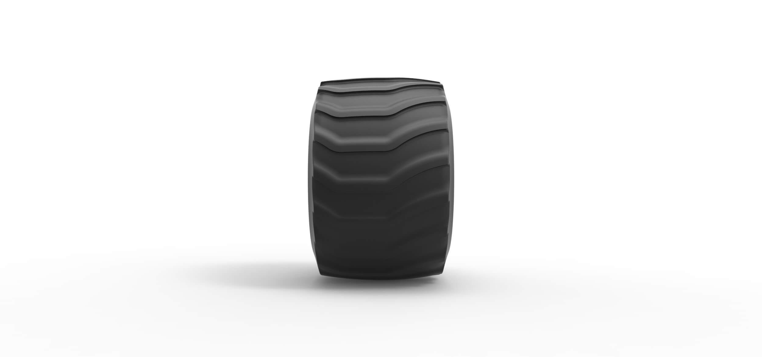 Monster Jam Tire 1:25 - 3D Model by TechItemsRock