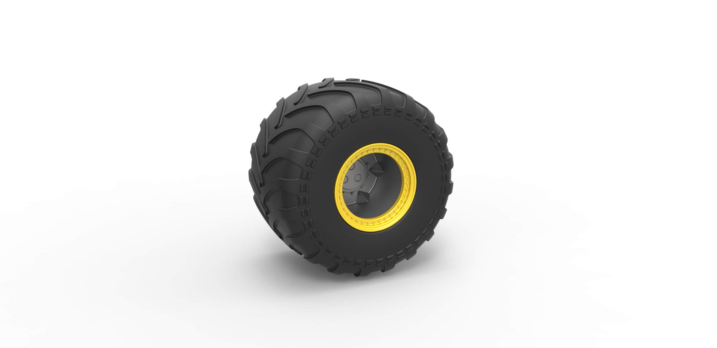 Monster Jam Wheel 1:25 - 3D Model by TechItemsRock