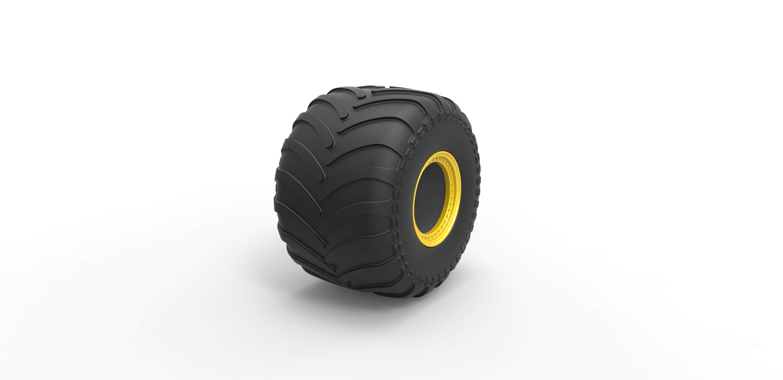 Monster Jam Wheel 1:25 - 3D Model by TechItemsRock