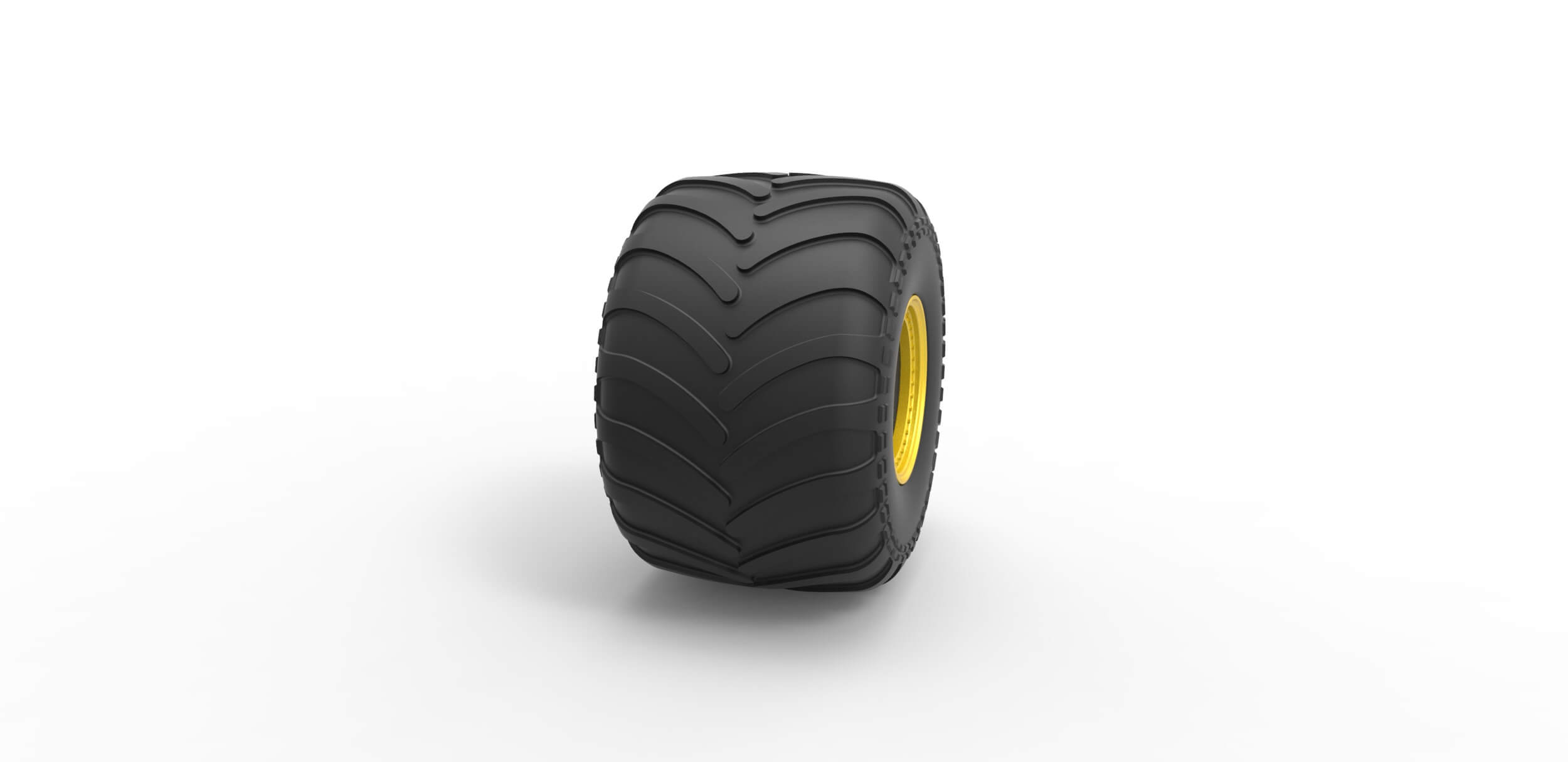 Monster Jam Wheel 1:25 - 3D Model by TechItemsRock