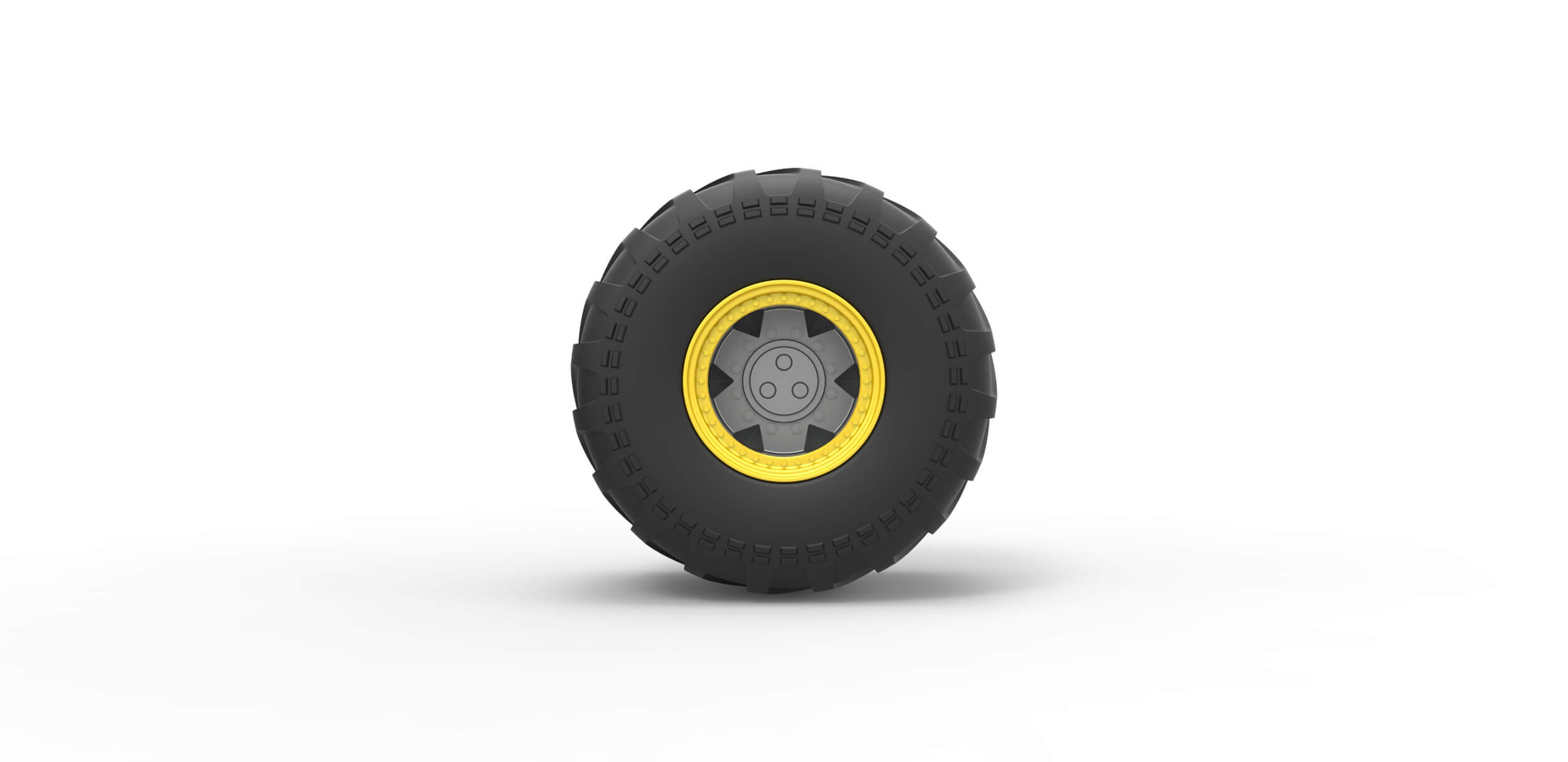 Monster Jam Wheel 1:25 - 3D Model by TechItemsRock