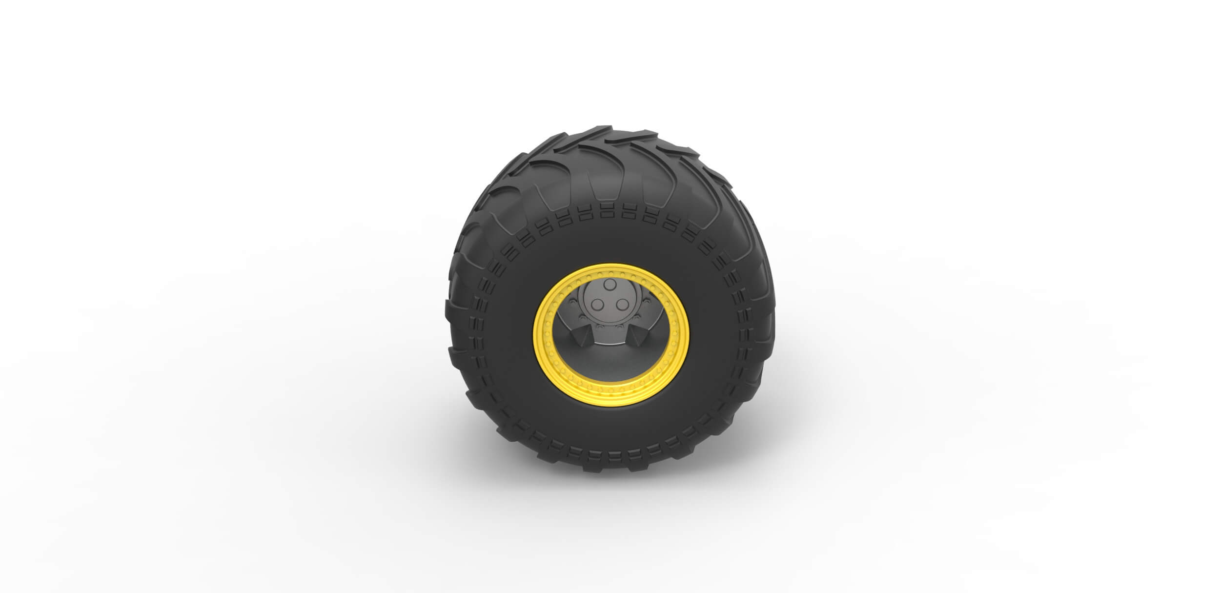 Monster Jam Wheel 1:25 - 3D Model by TechItemsRock