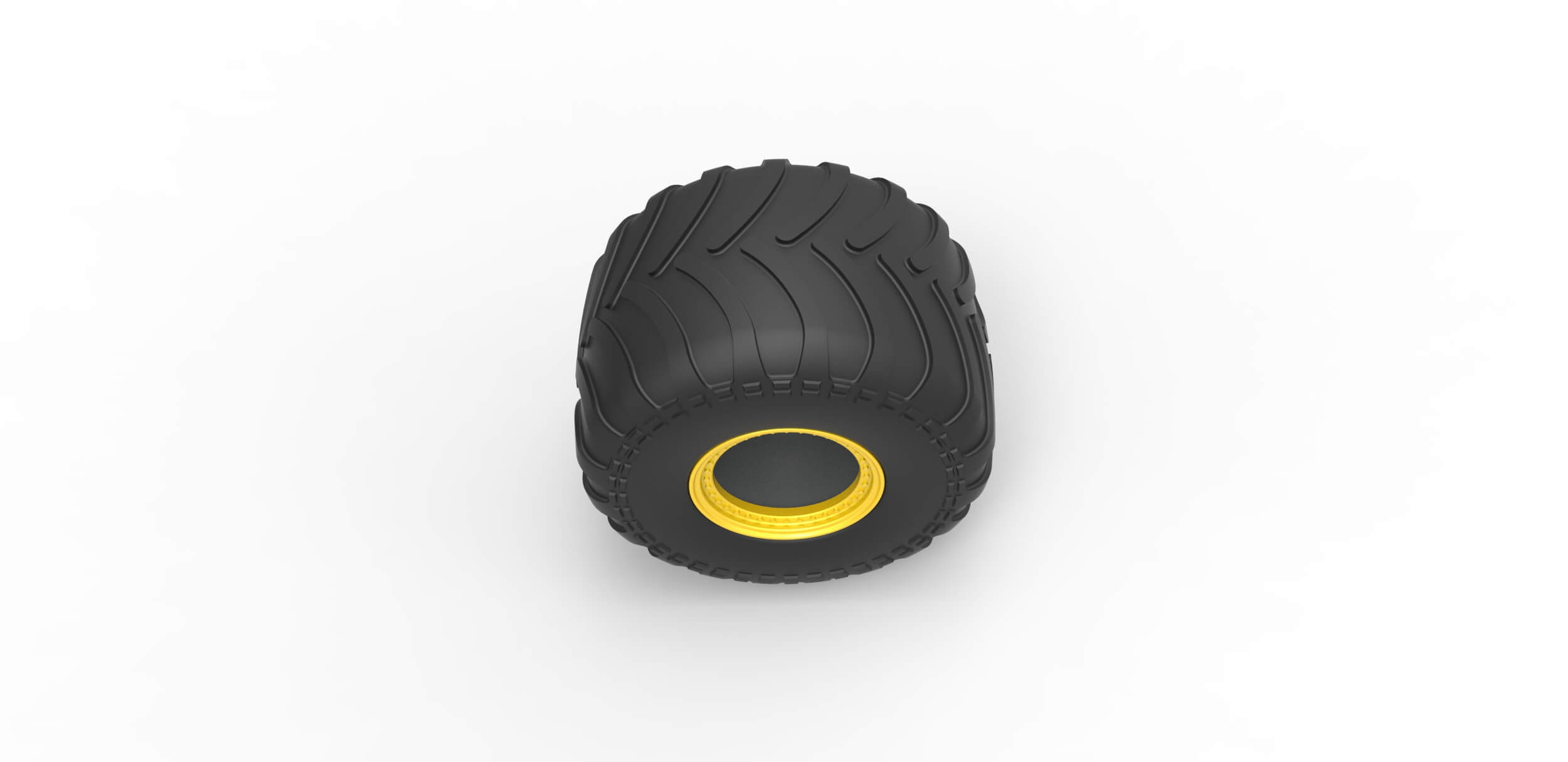Monster Jam Wheel 1:25 - 3D Model by TechItemsRock