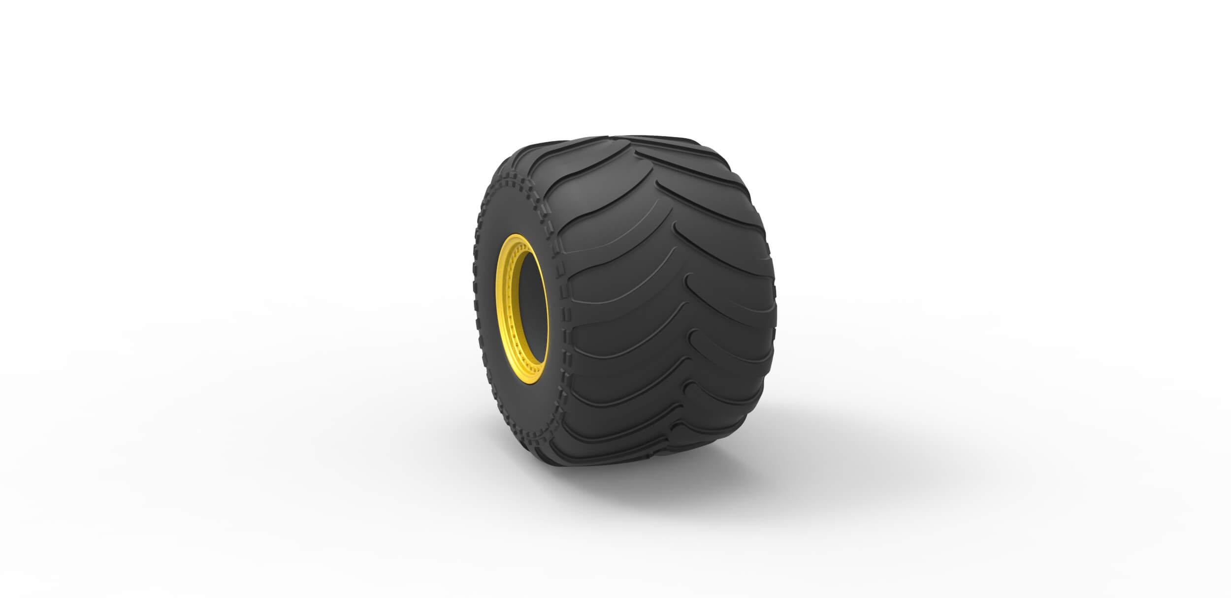 Monster Jam Wheel 1:25 - 3D Model by TechItemsRock