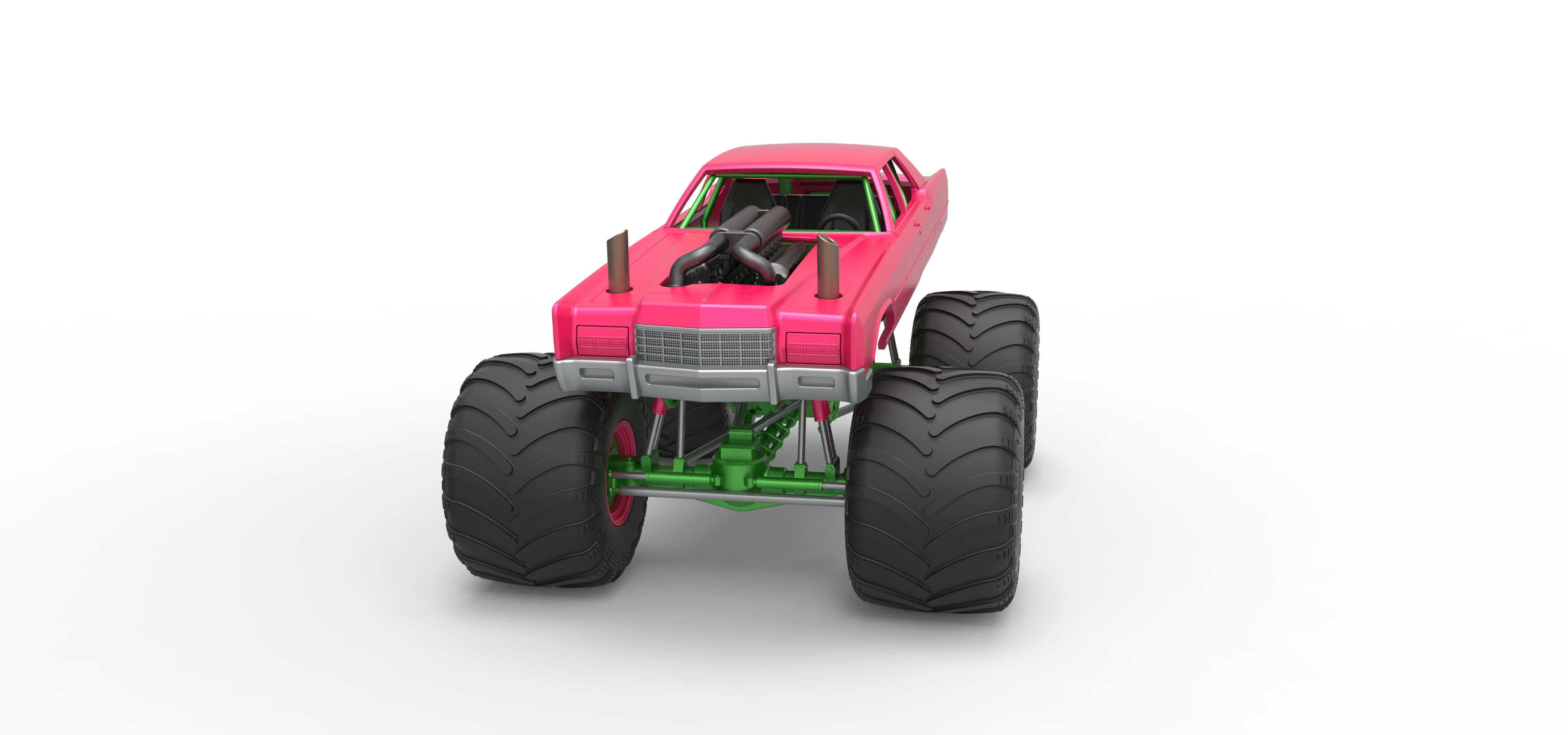 Monster Truck Concept 1:25 - 3D Model by TechItemsRock