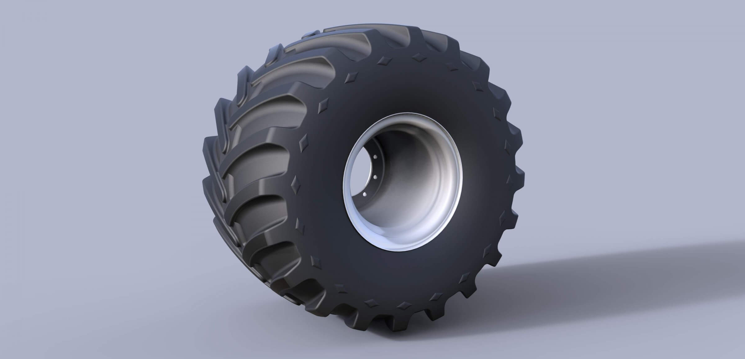 Monster Truck Wheel - Free 3D Model by TechItemsRock