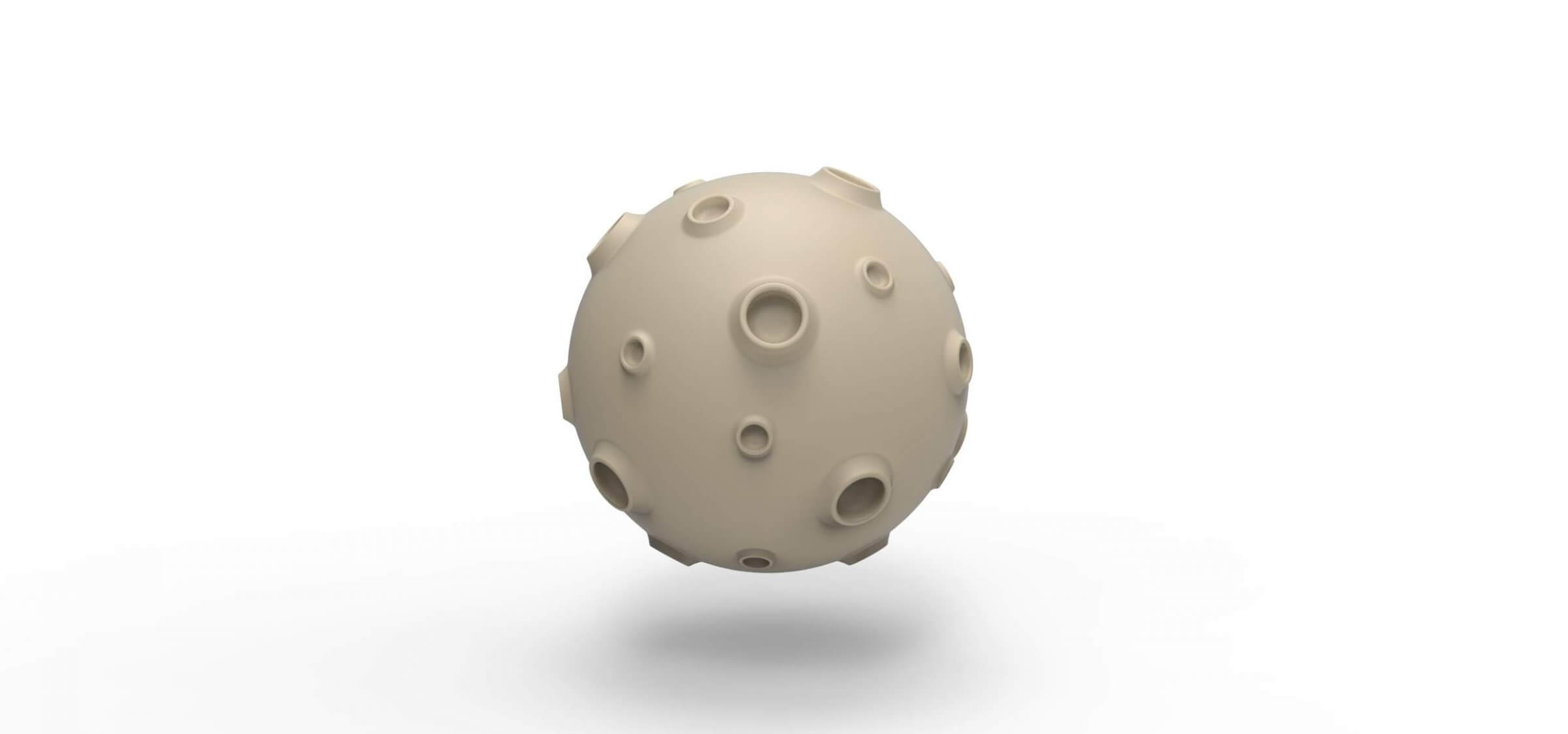 Moon - 3D Model by TechItemsRock