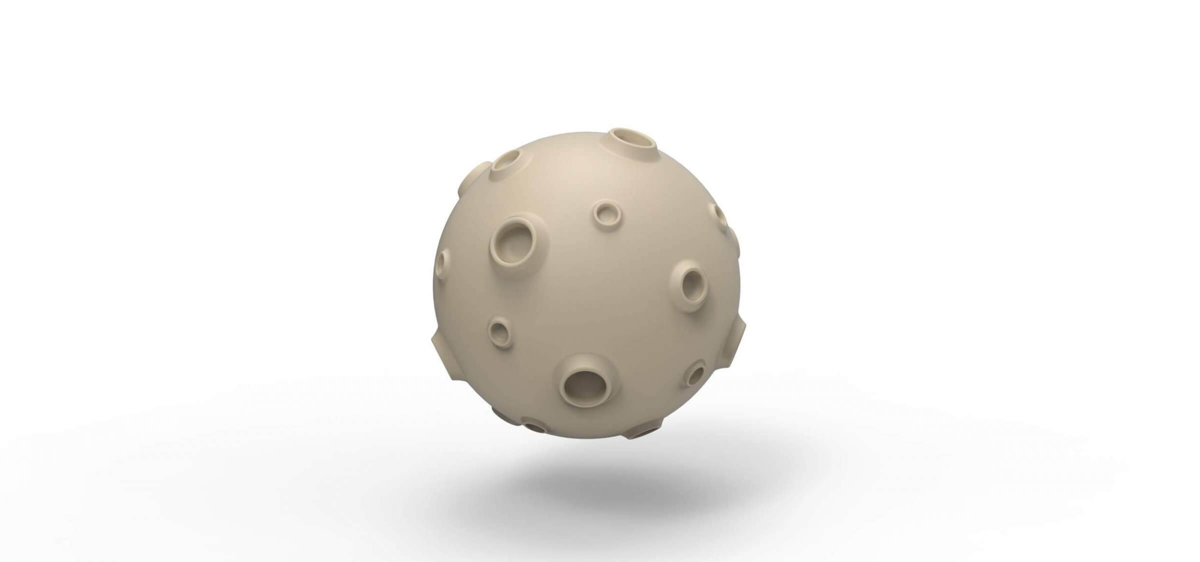 Moon - 3D Model by TechItemsRock