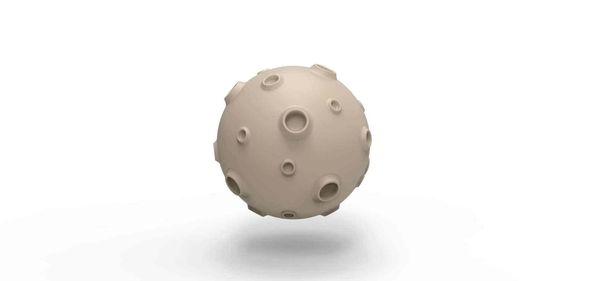 Moon - 3D Model by TechItemsRock