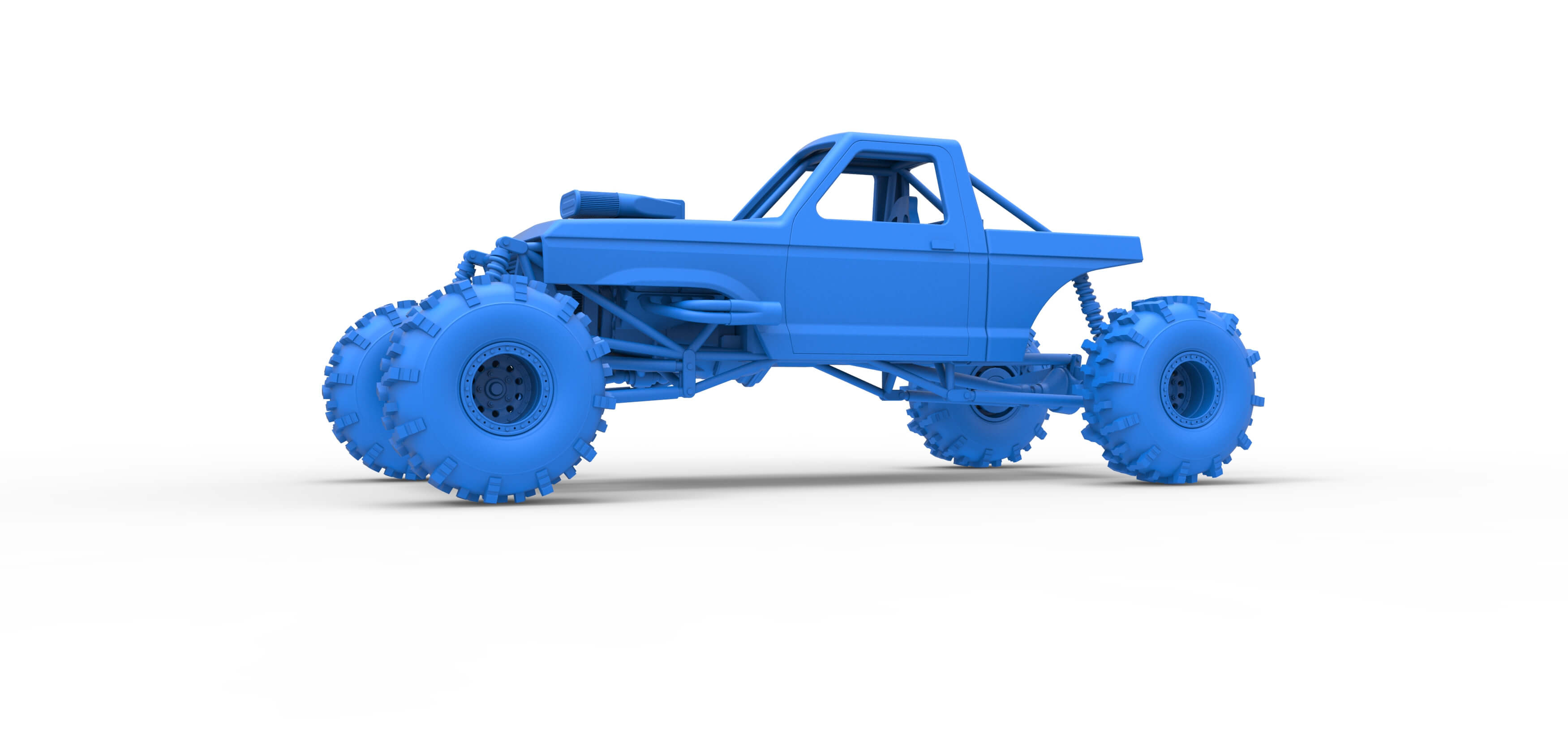 Mud Dragster Version 4 Scale 1:25 - 3D Model by TechItemsRock