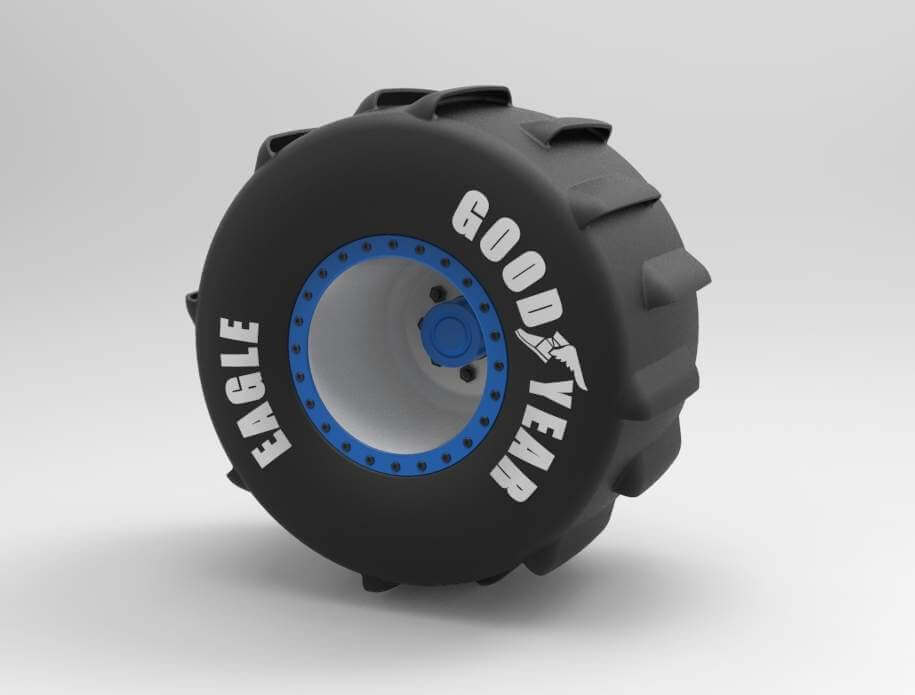 Mud Wheel - 3D Model by TechItemsRock