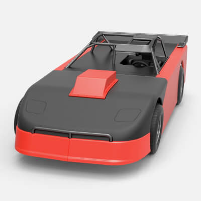 New Zealand Super Saloon Race Car Version 2 Scale 1:25 - 3D Model by ...