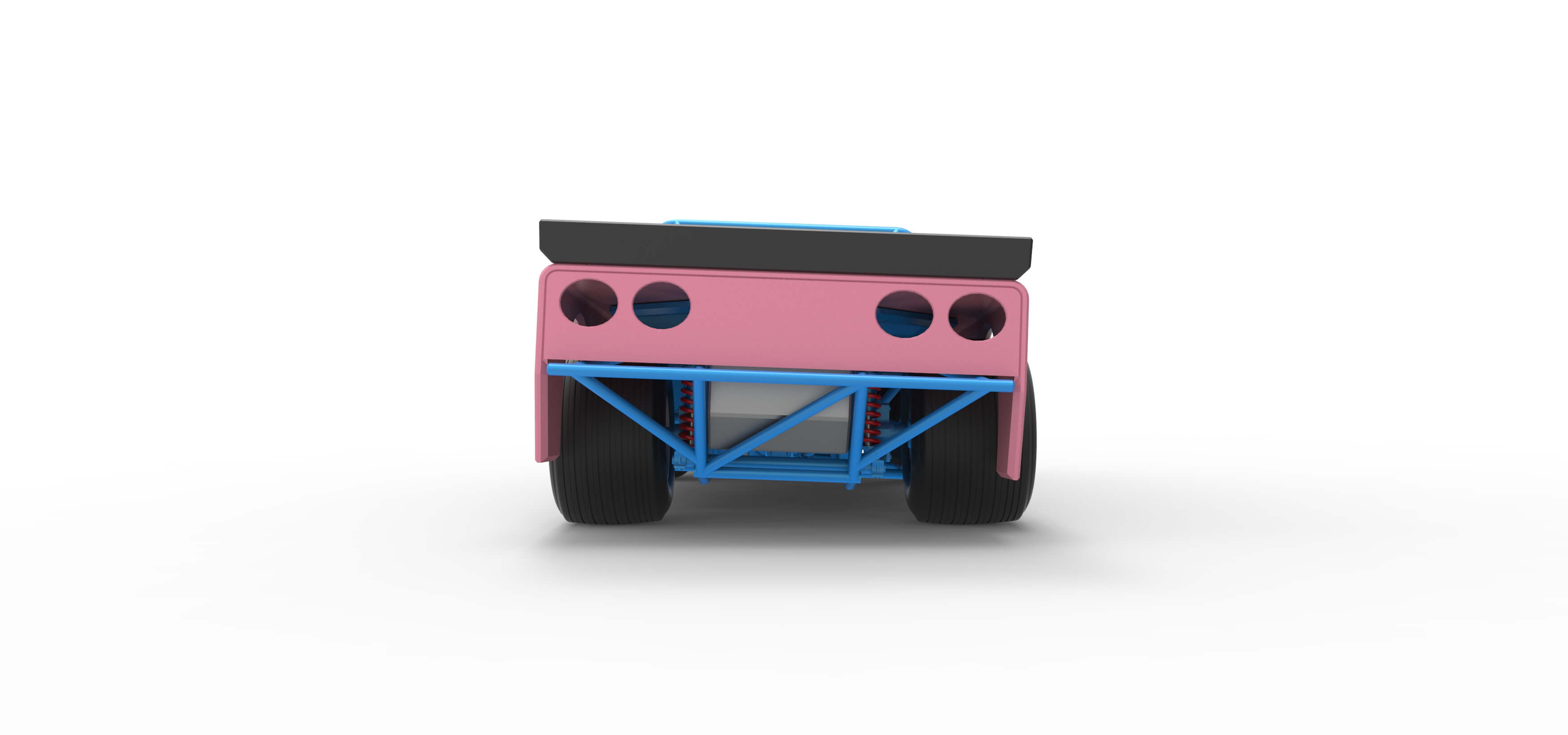 New Zealand Super Saloon Race Car While Turn V2 Scale 1:25 - 3D Model ...