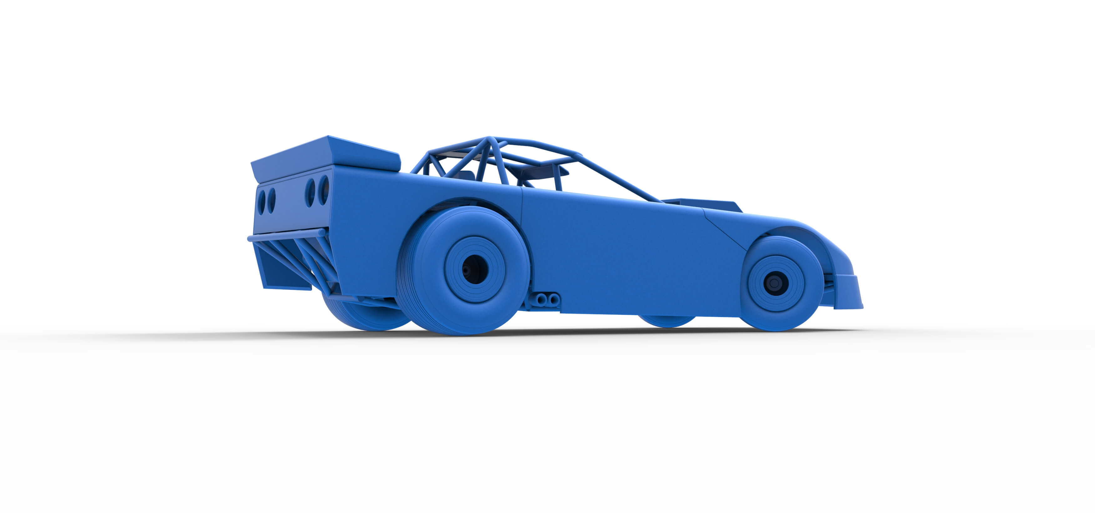 New Zealand Super Saloon Race Car While Turn V2 Scale 1:25 - 3D Model ...
