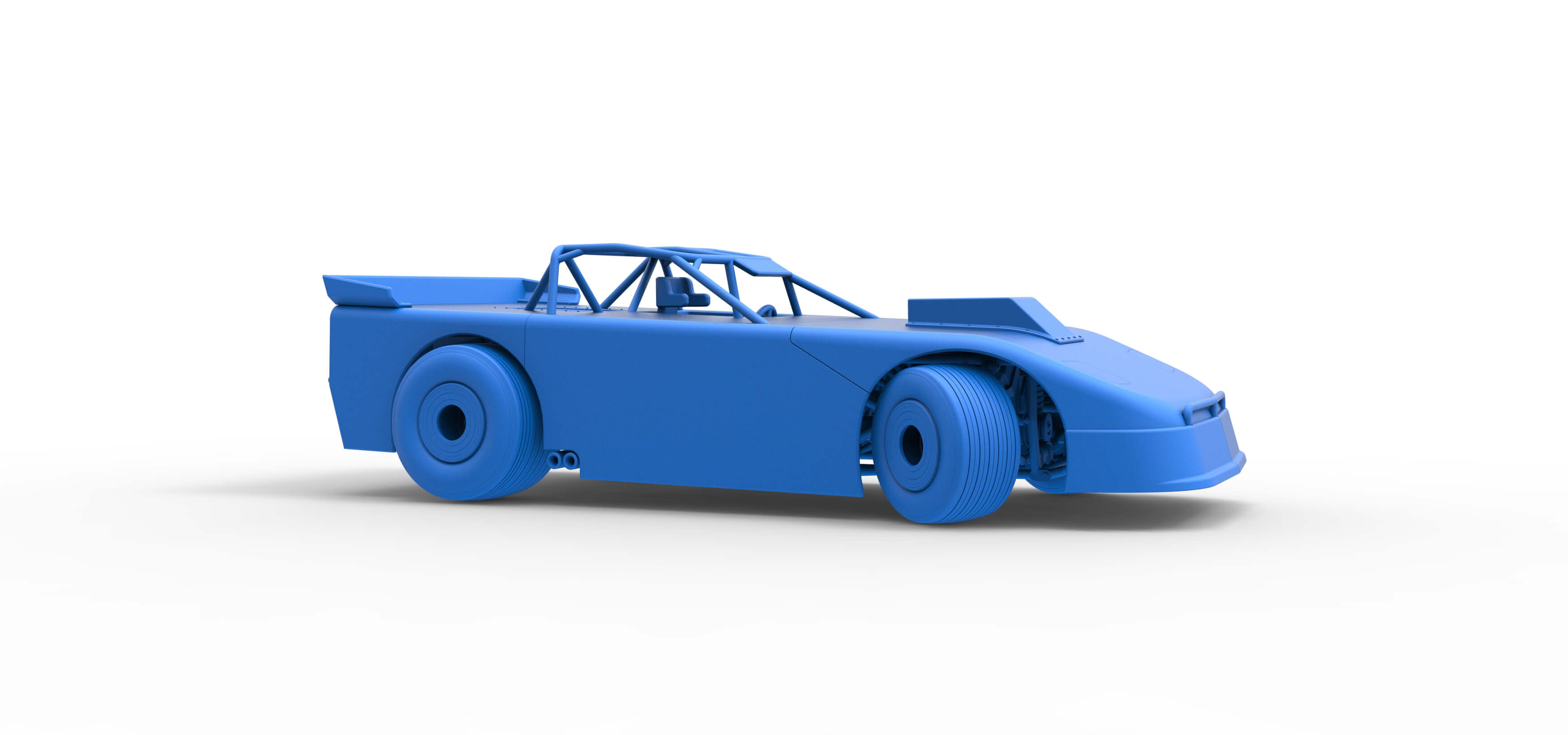 New Zealand Super Saloon Race Car While Turn V2 Scale 1:25 - 3D Model ...