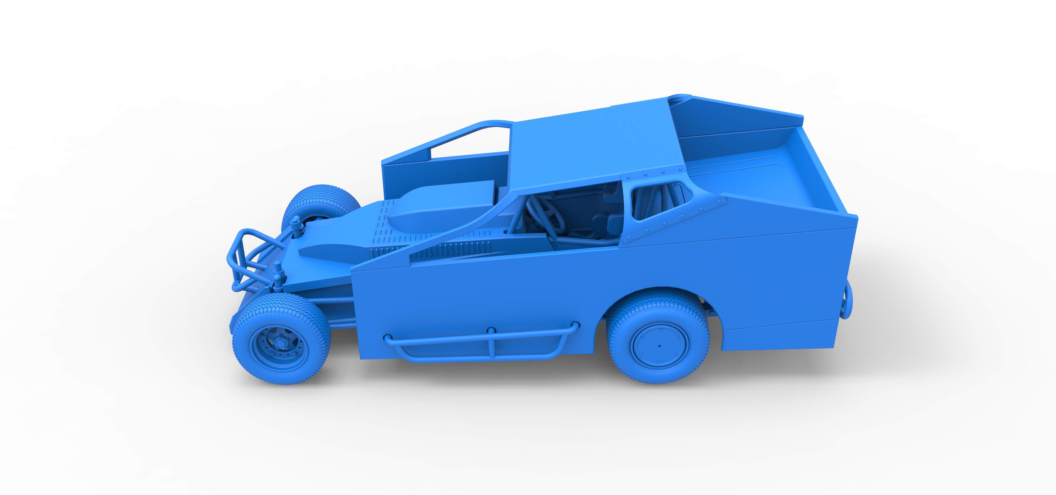 Northeast Dirt Modified Stock Car 1:25 - 3D Model by TechItemsRock