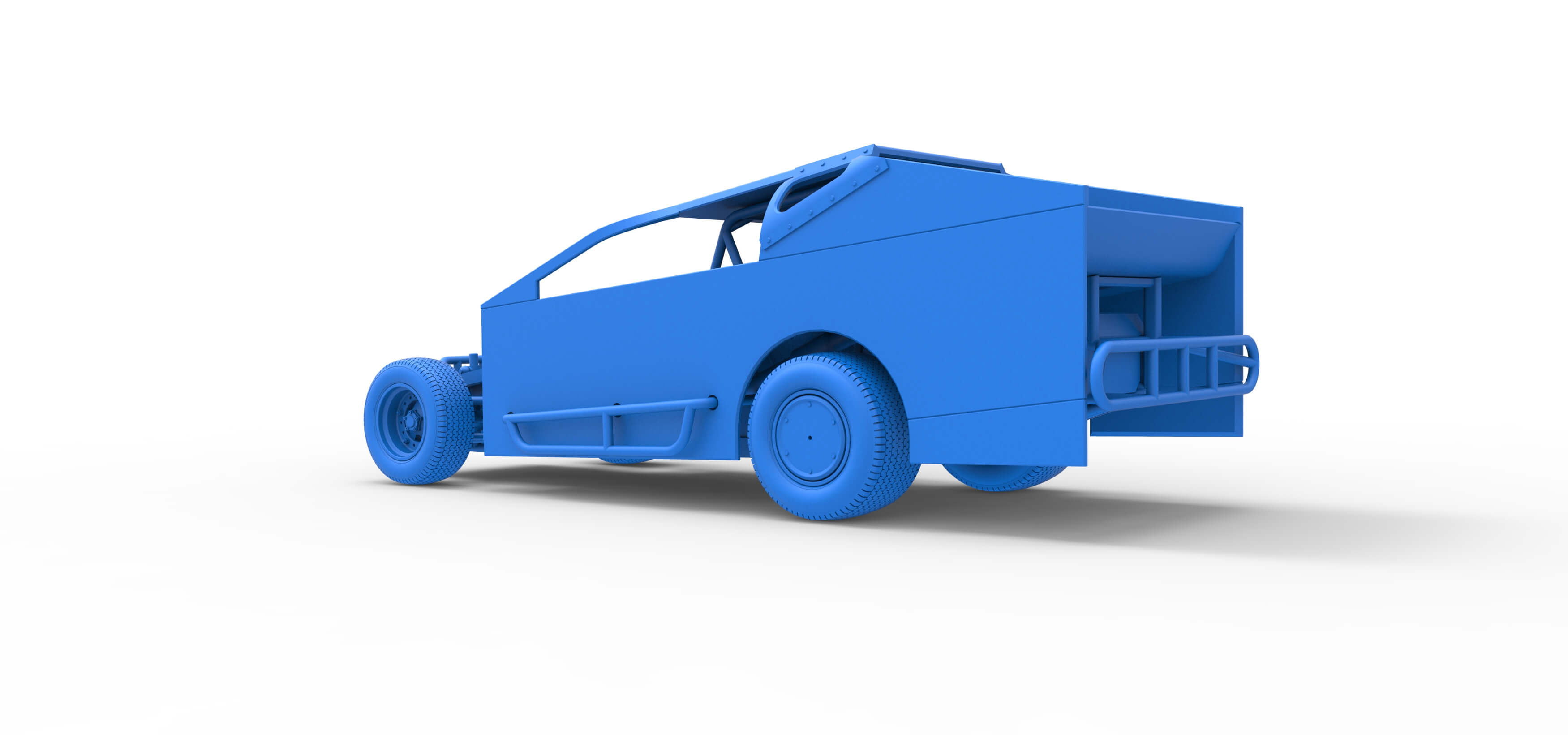 Northeast Dirt Modified Stock Car 1:25 - 3D Model by TechItemsRock