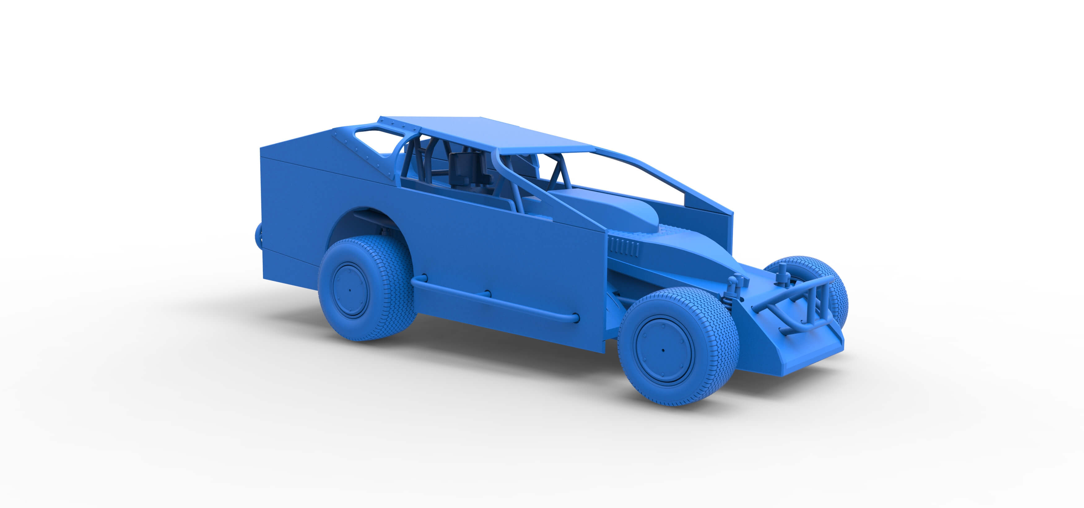 Northeast Dirt Modified Stock Car 1:25 - 3D Model by TechItemsRock