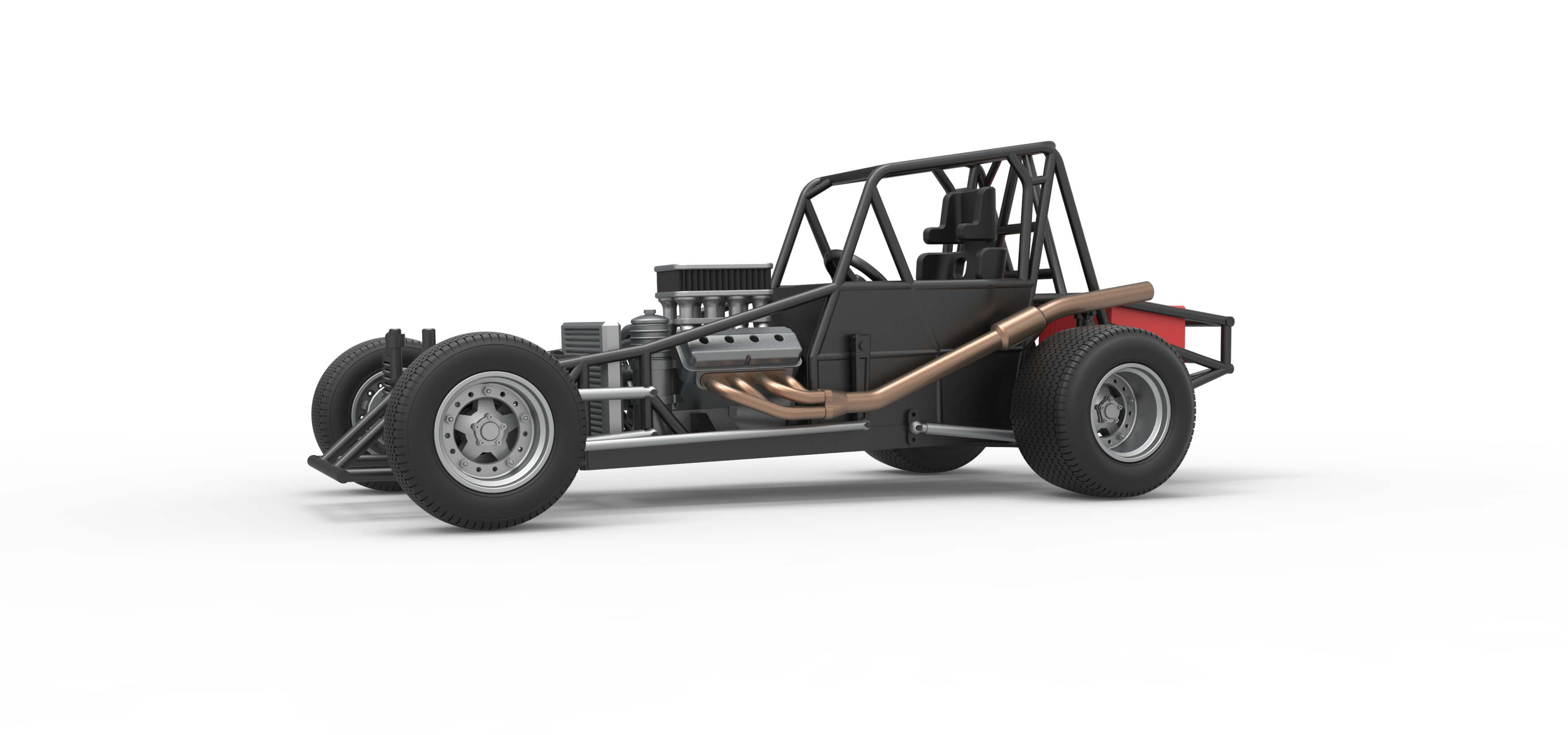 Northeast Dirt Modified Stock Car Base 1:25 - 3D Model by TechItemsRock