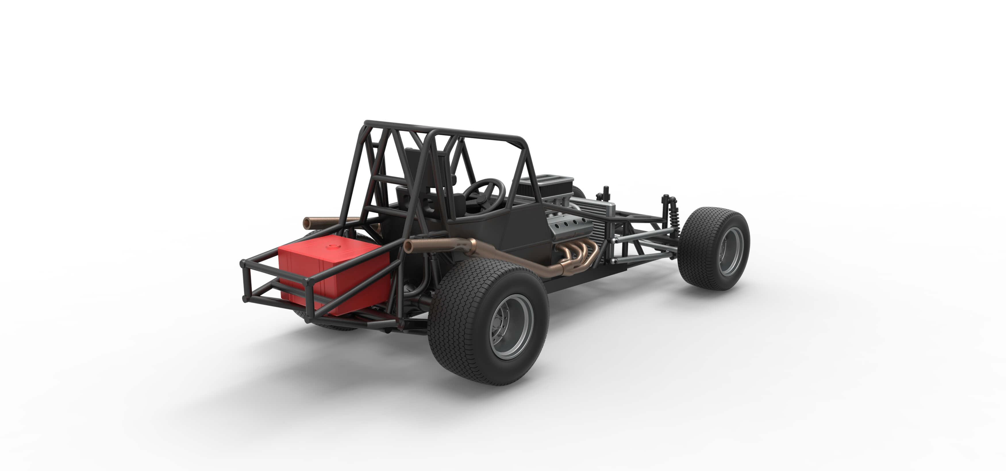 Northeast Dirt Modified Stock Car Base 1:25 - 3D Model by TechItemsRock