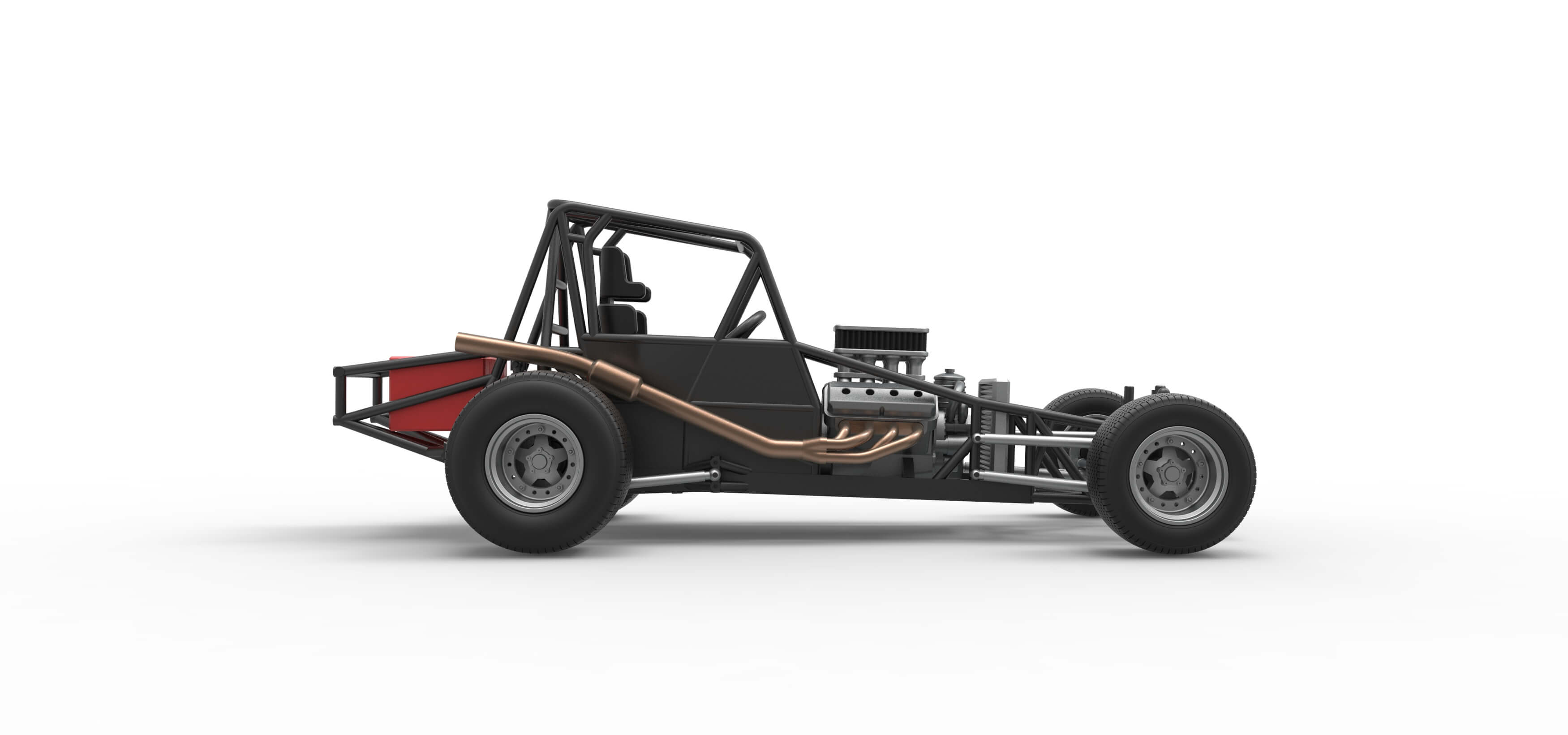 Northeast Dirt Modified Stock Car Base 1:25 - 3D Model by TechItemsRock